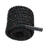Zeny Black 1.5"/ 2" Width Poly Dacron 30/40/50ft Battle Rope Workout ...