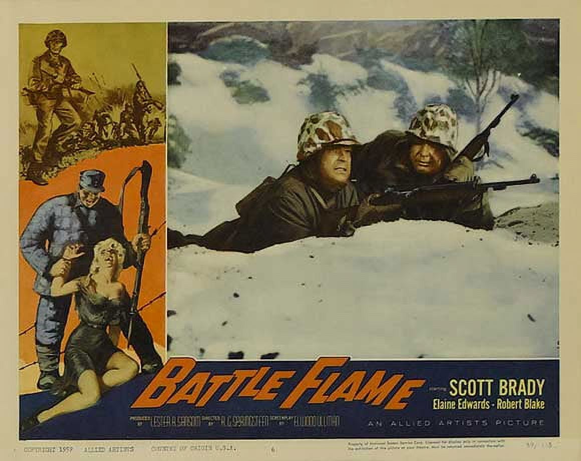 Battle Flame - movie POSTER (Style G) (11" x 14") (1959) - Walmart.com