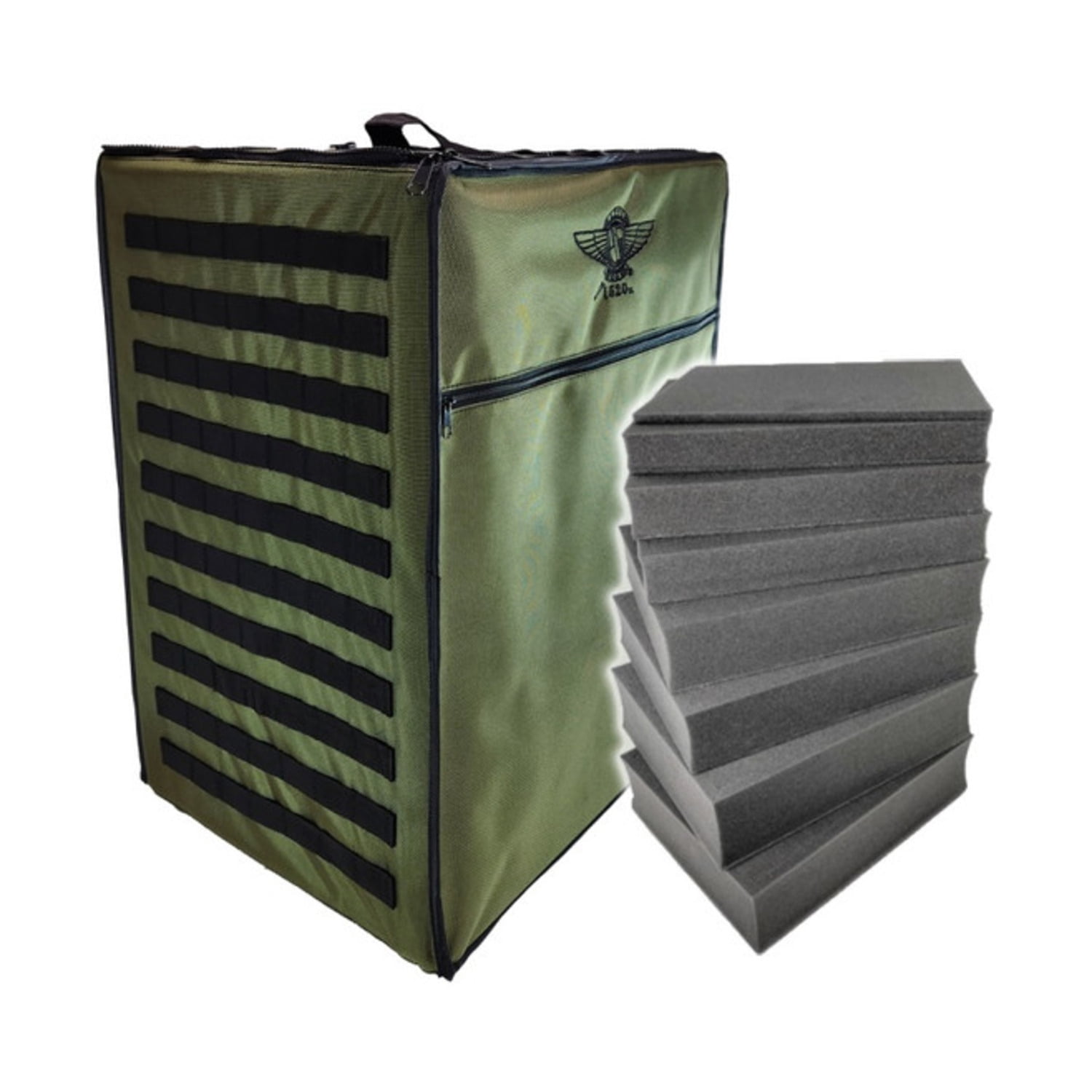 Battle Foam P.A.C.K. 1520XL Molle w/Pluck Foam Load Out (Olive Green ...