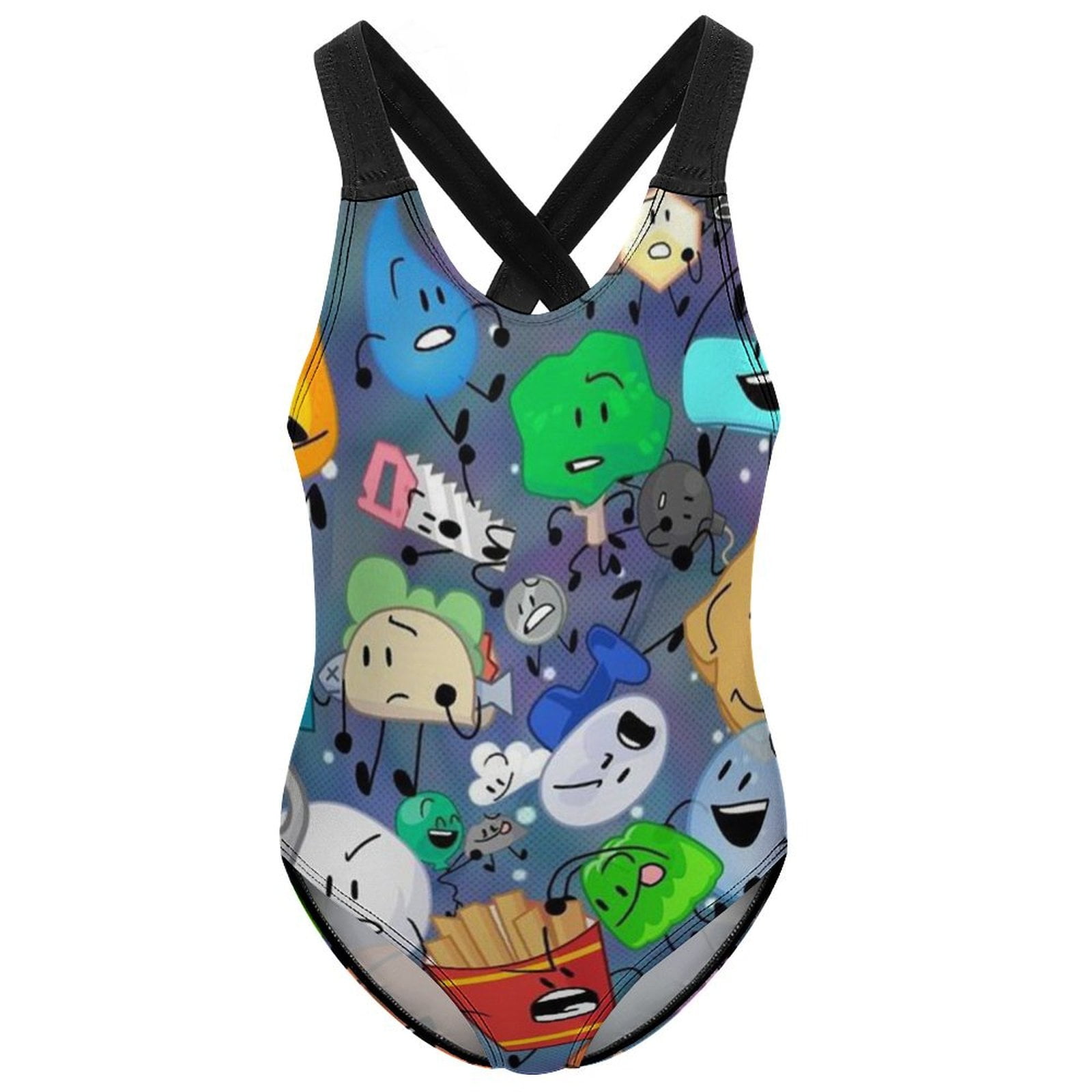 Battle For Dream Island Animated Children's One-piece Swimsuit Summer ...