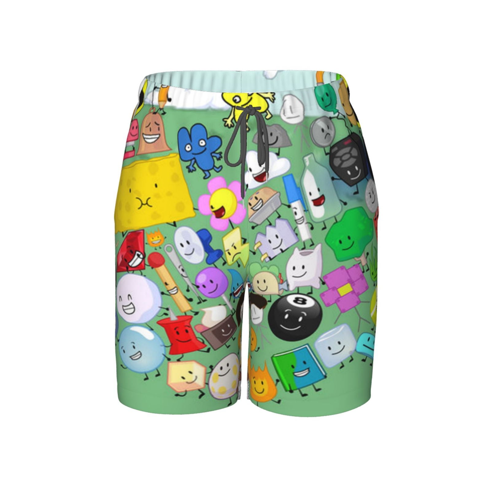 Battle For Dream Island BFDI Boy's Swim Trunks Quick Dry Board Shorts ...