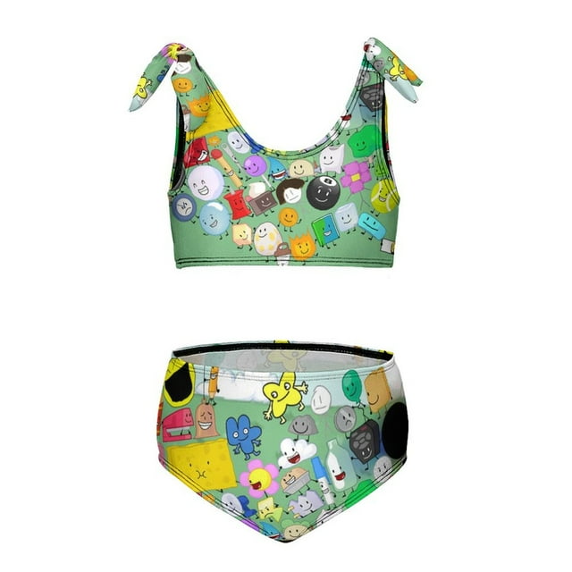 Battle For Dream Island Bfdi Girls Swimsuits Set 2pcs Summer Holiday