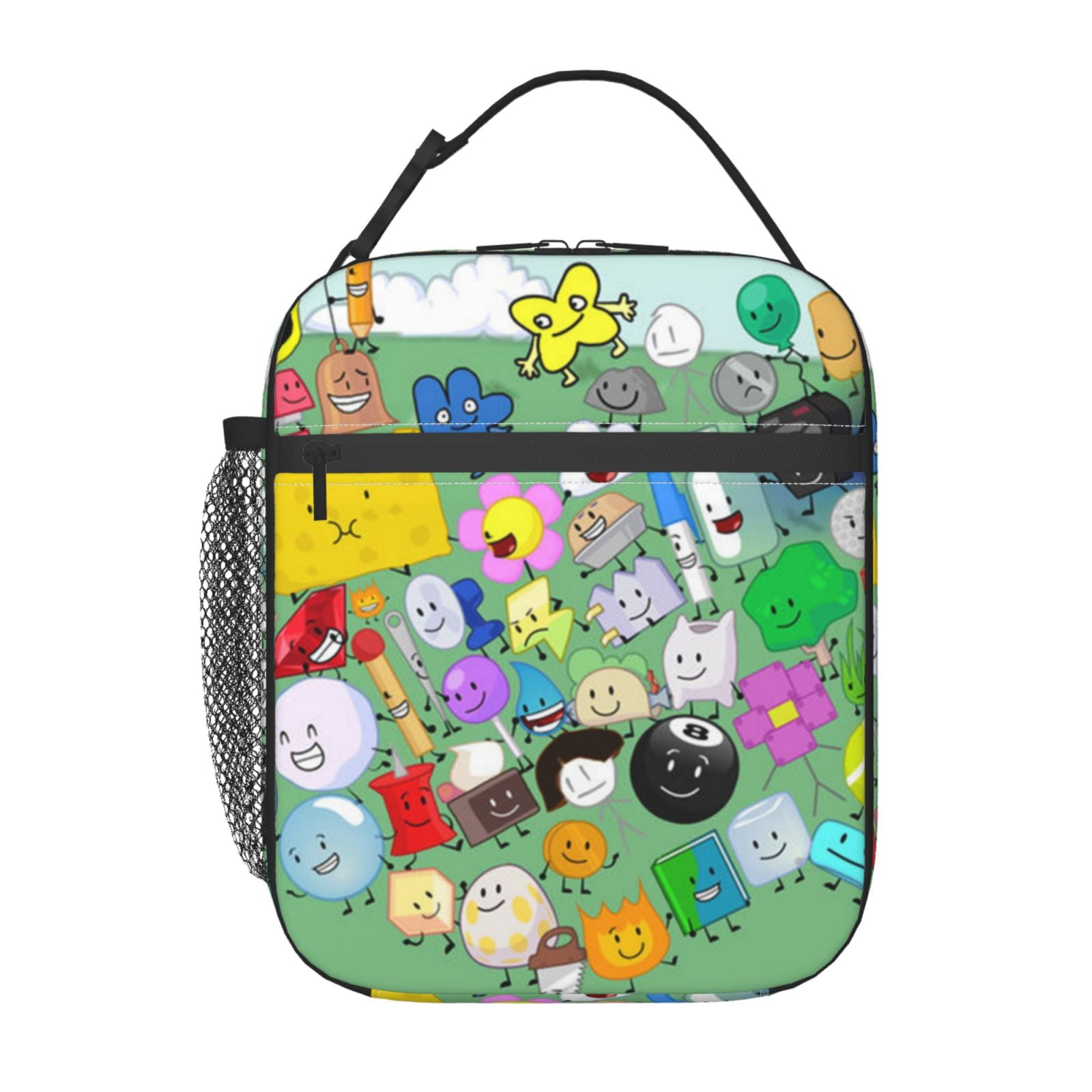 Battle For Dream Island BFDI Insulated Lunch Bag Portable Tote Bento ...