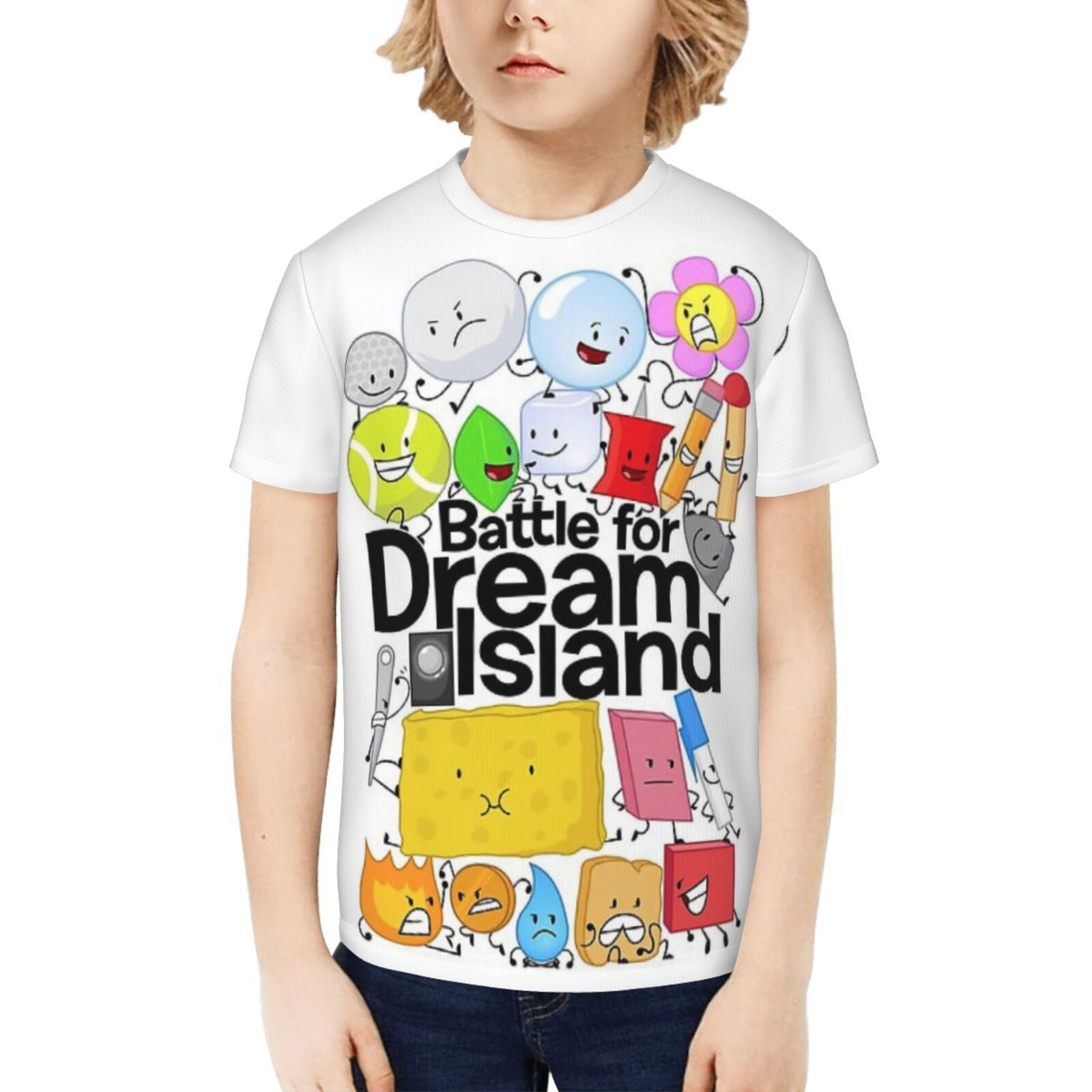 Battle For Dream Island BFDI Kids T-Shirt 3d Printed Graphic T-Shirts ...