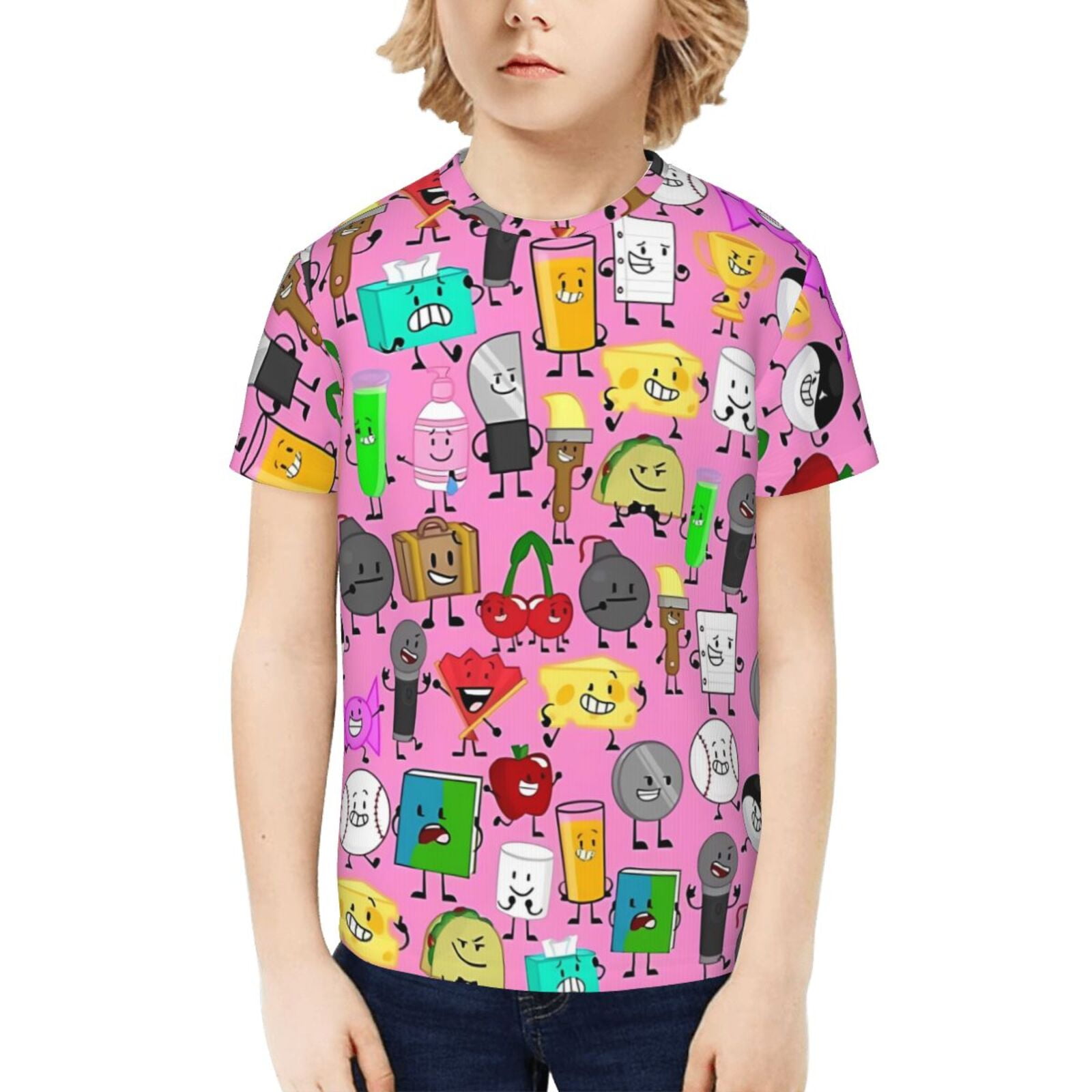 Battle For Dream Island BFDI Kids T-Shirt 3d Printed Graphic T-Shirts ...