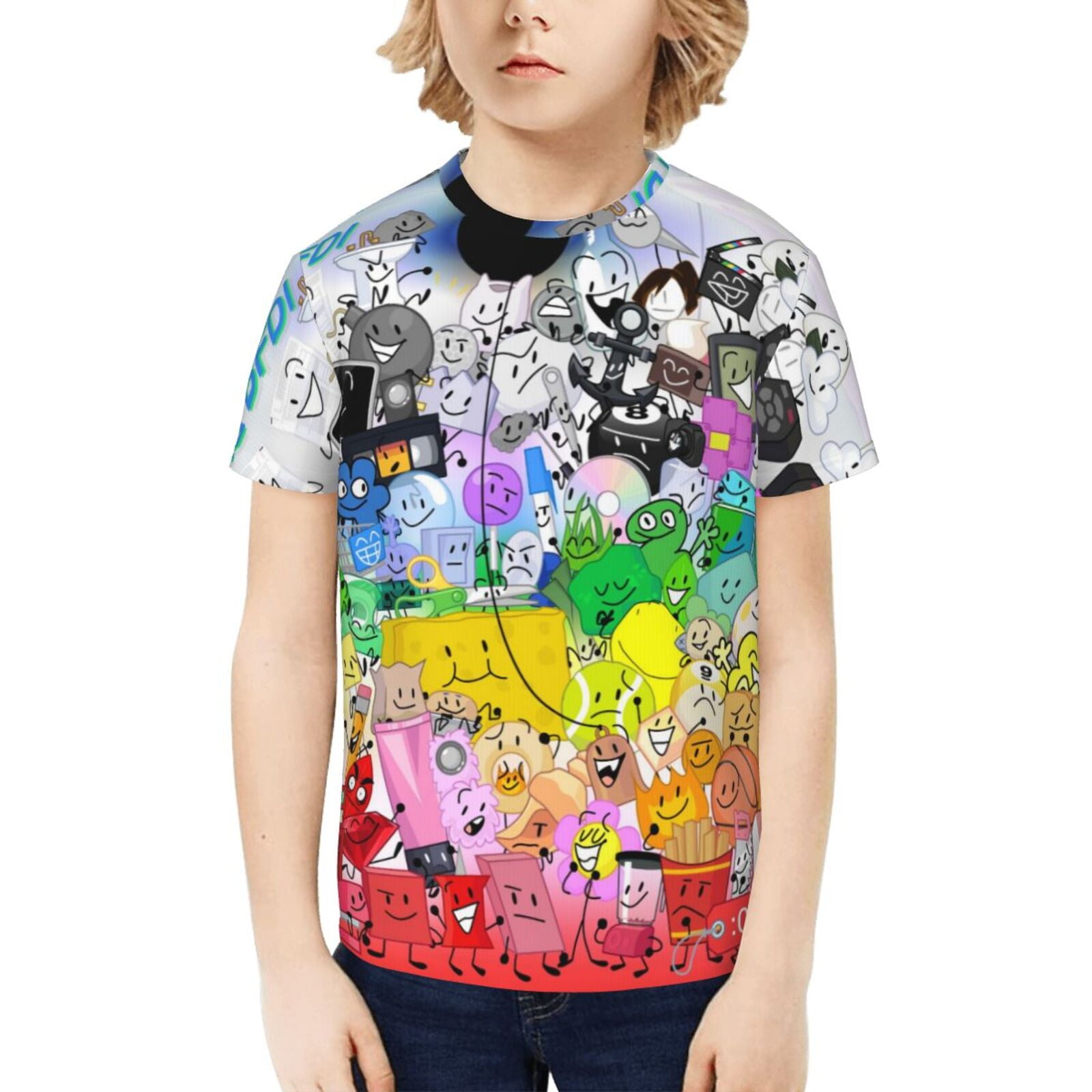 Battle For Dream Island BFDI Kids T-Shirt 3d Printed Graphic T-Shirts ...