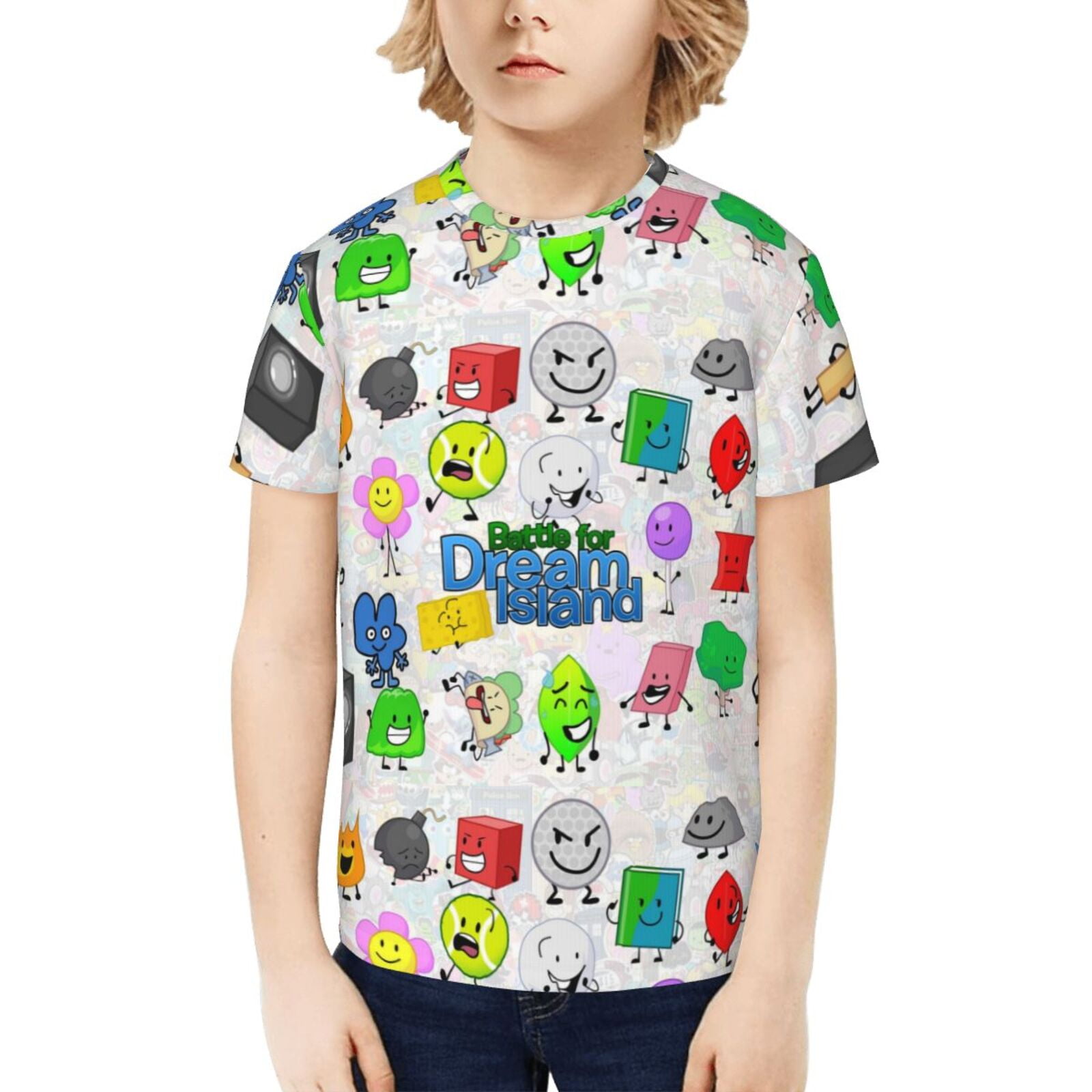 Battle For Dream Island BFDI Kids T-Shirt 3d Printed Graphic T-Shirts ...