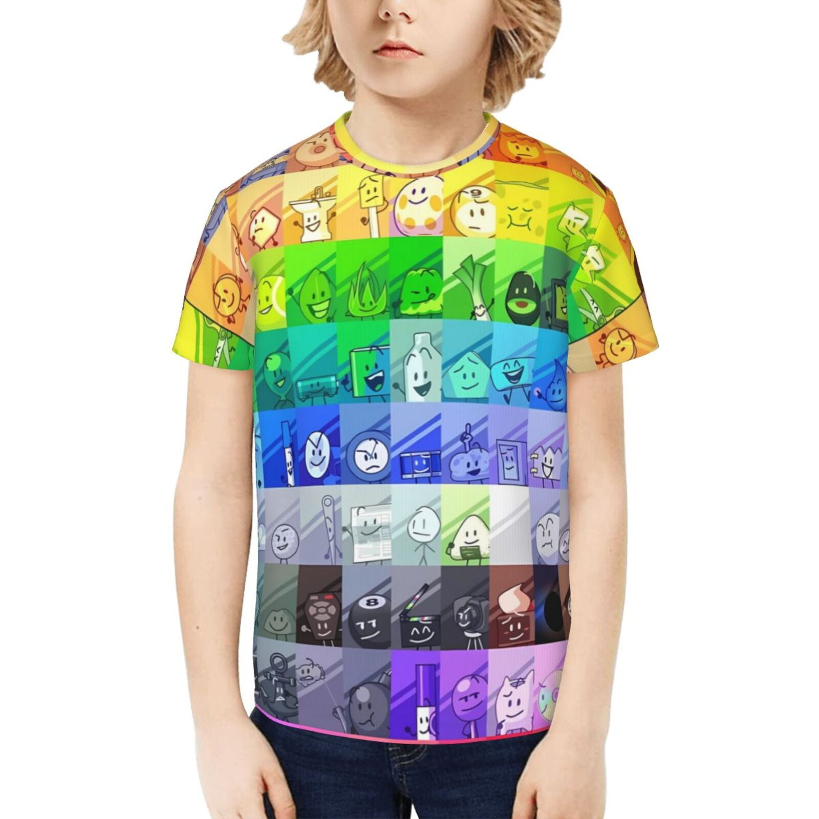 Battle For Dream Island BFDI Kids T-Shirt 3d Printed Graphic T-Shirts ...