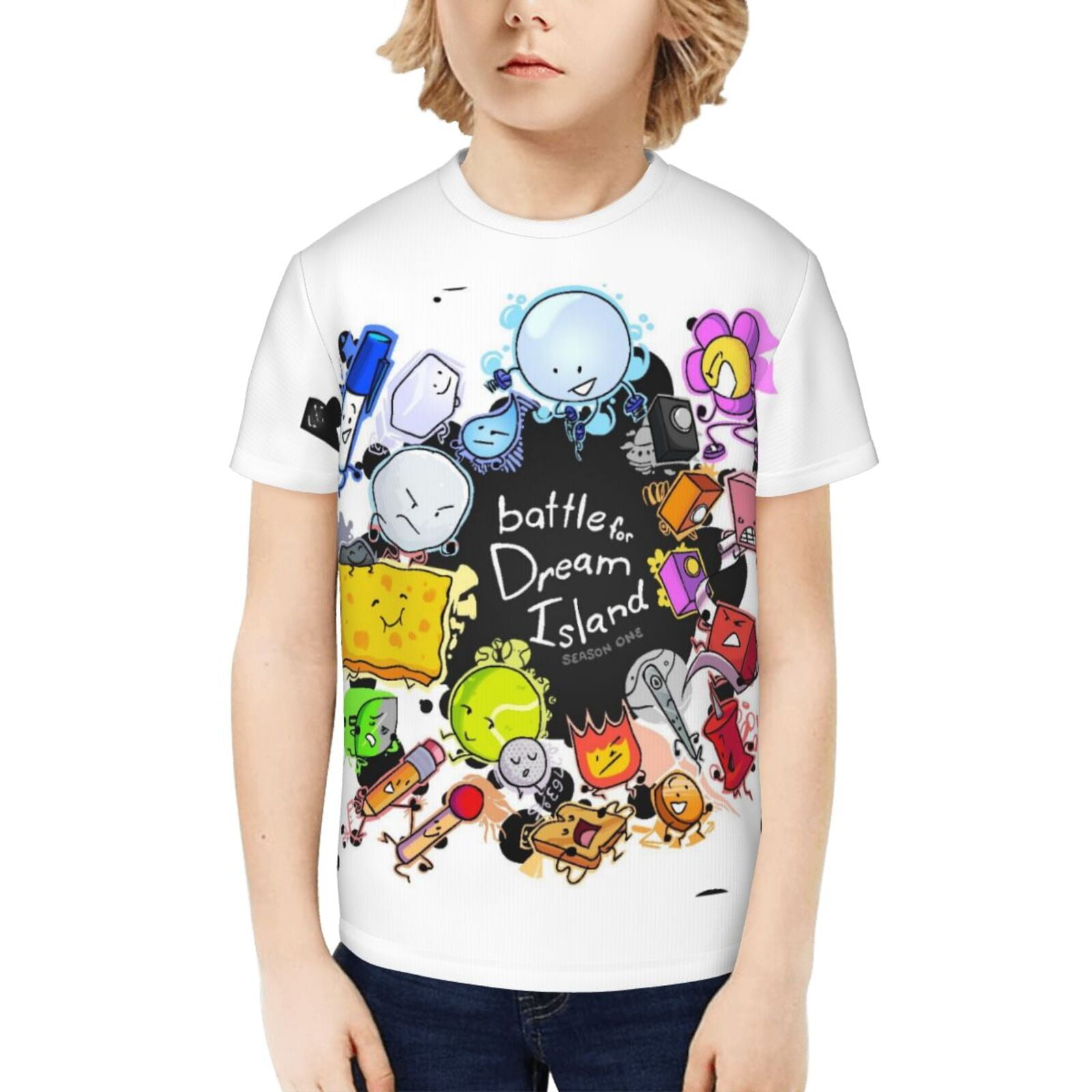 Battle For Dream Island BFDI Kids T-Shirt 3d Printed Graphic T-Shirts ...