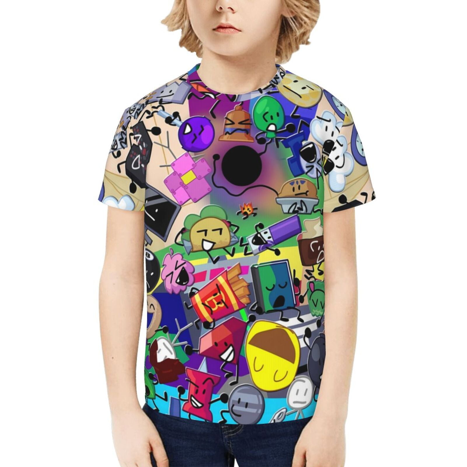 Battle For Dream Island BFDI Kids T-Shirt 3d Printed Graphic T-Shirts ...