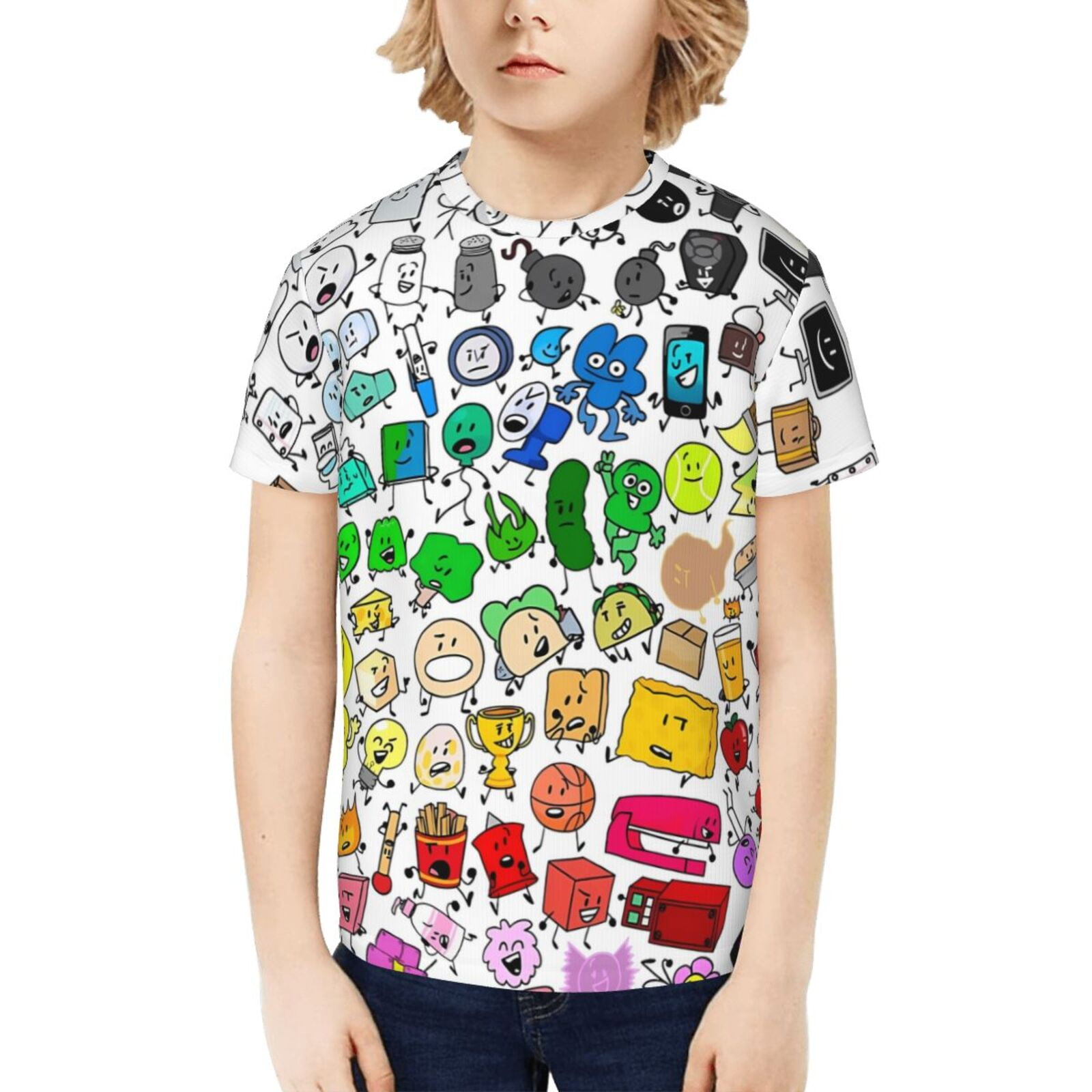 Battle For Dream Island BFDI Kids T-Shirt 3d Printed Graphic T-Shirts ...