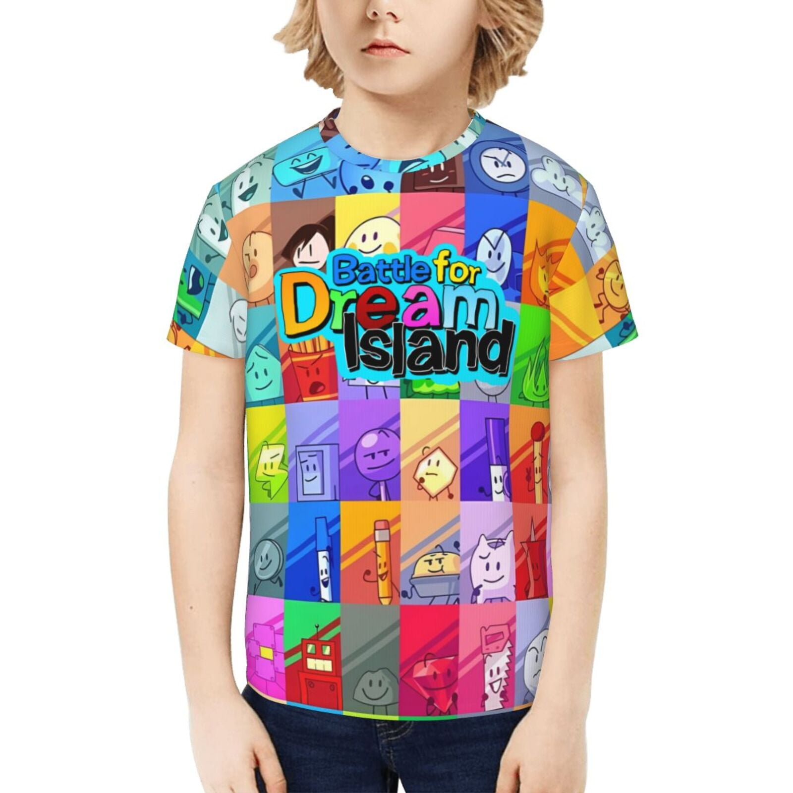 Battle For Dream Island BFDI Kids T-Shirt 3d Printed Graphic T-Shirts ...