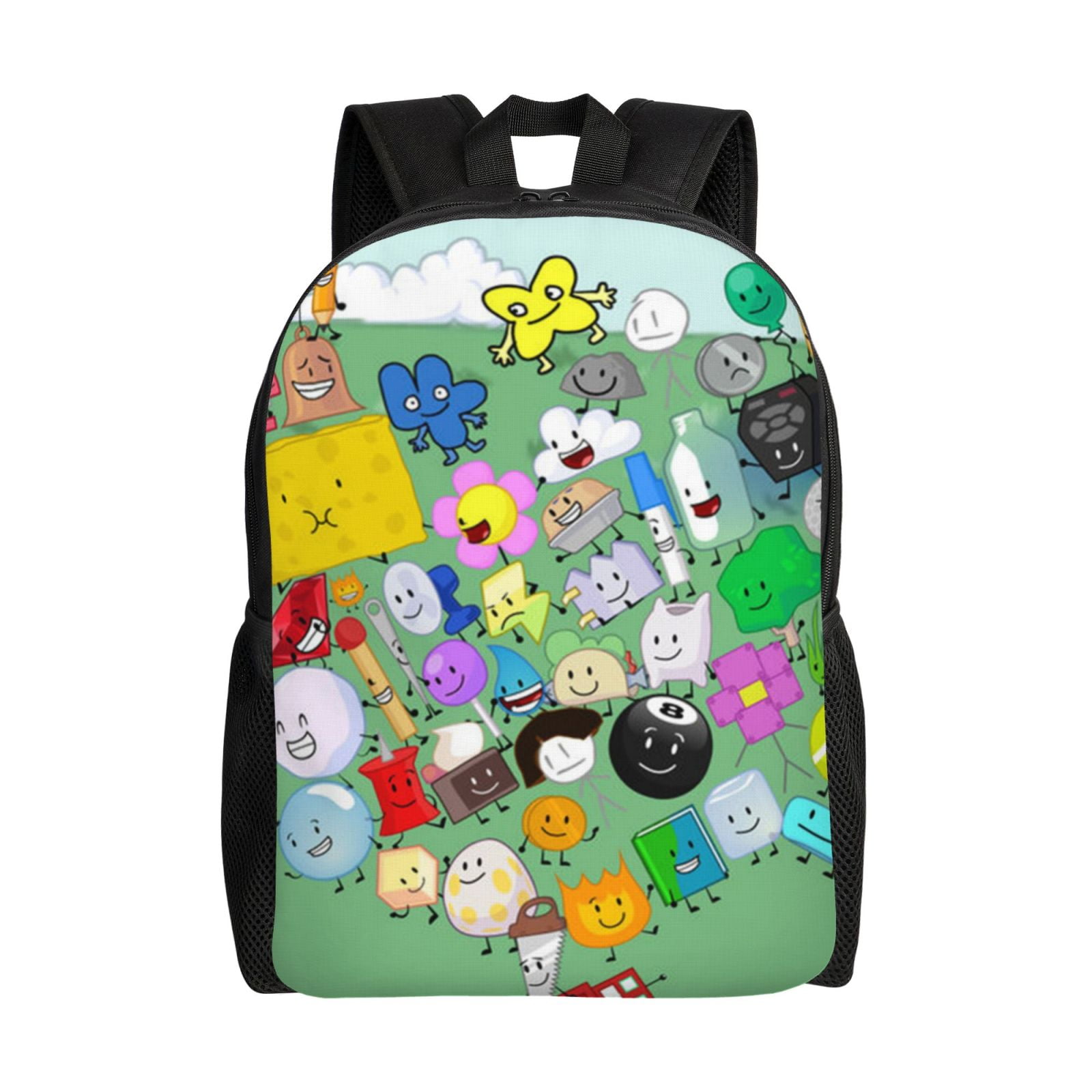 Battle For Dream Island BFDI Unisex Backpack Laptop Daypack Adjustable ...