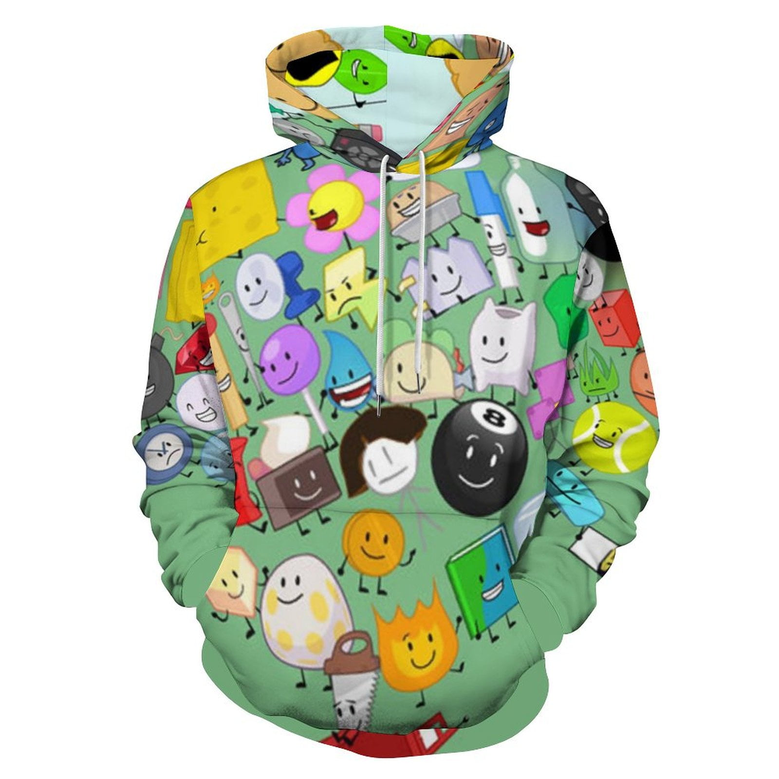 Battle For Dream Island BFDI Unisex Sweatshirts Hoodies Pullover Hooded ...