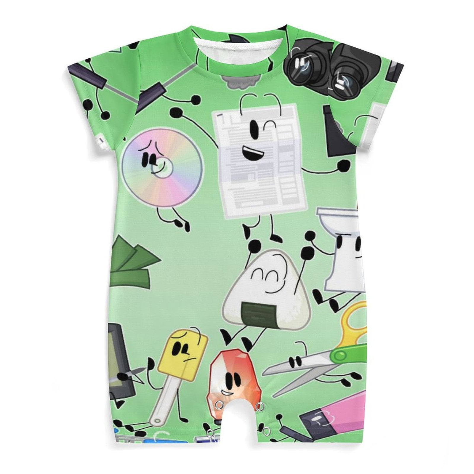 Battle For Dream Island Baby Romper Jumpsuit Summer Short Sleeve One ...