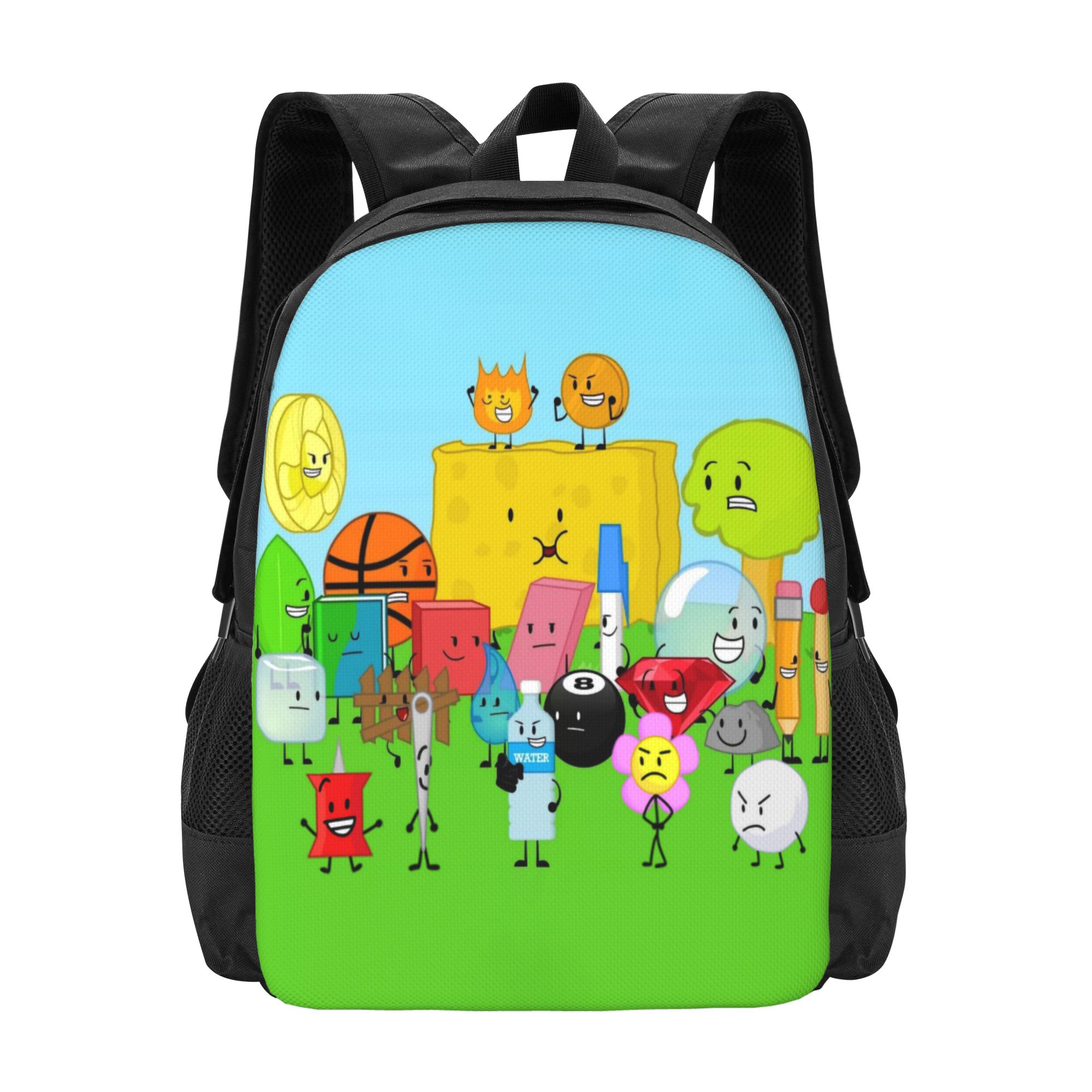 Battle For Dream Island Backpack Laptop Knapsack Student Travel Bookbag ...