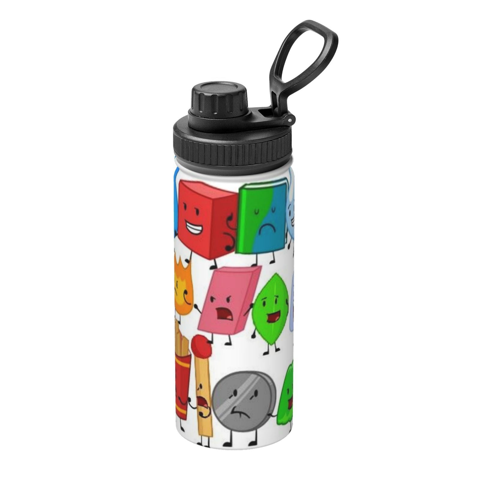 Battle For Dream Island Bfdi 18OZ Sports Insulated Kettle Stainless ...