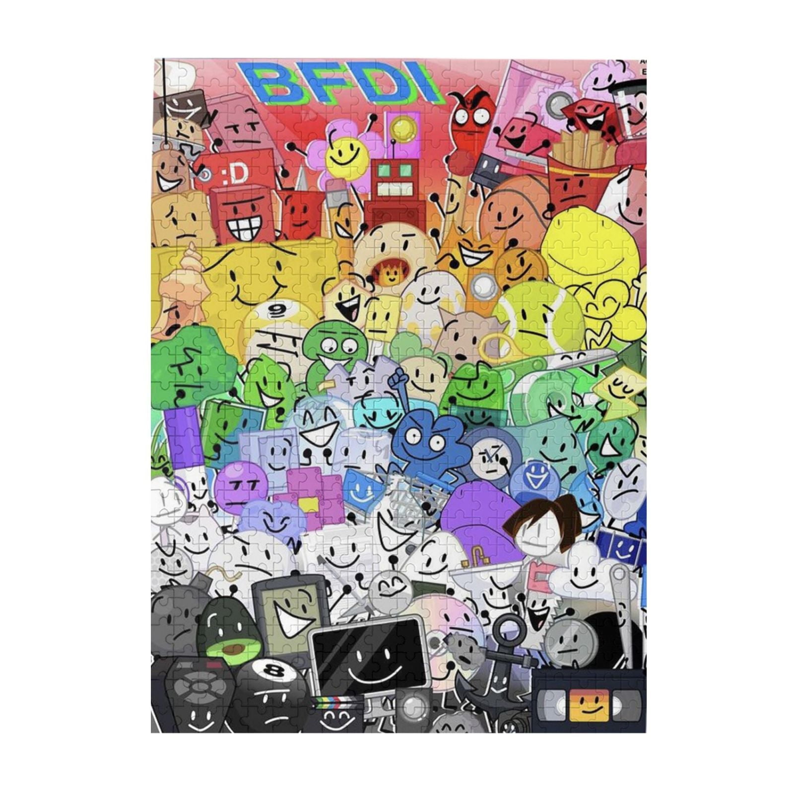 Battle For Dream Island Bfdi 500 Piece Jigsaw Puzzle Wooden Puzzle ...