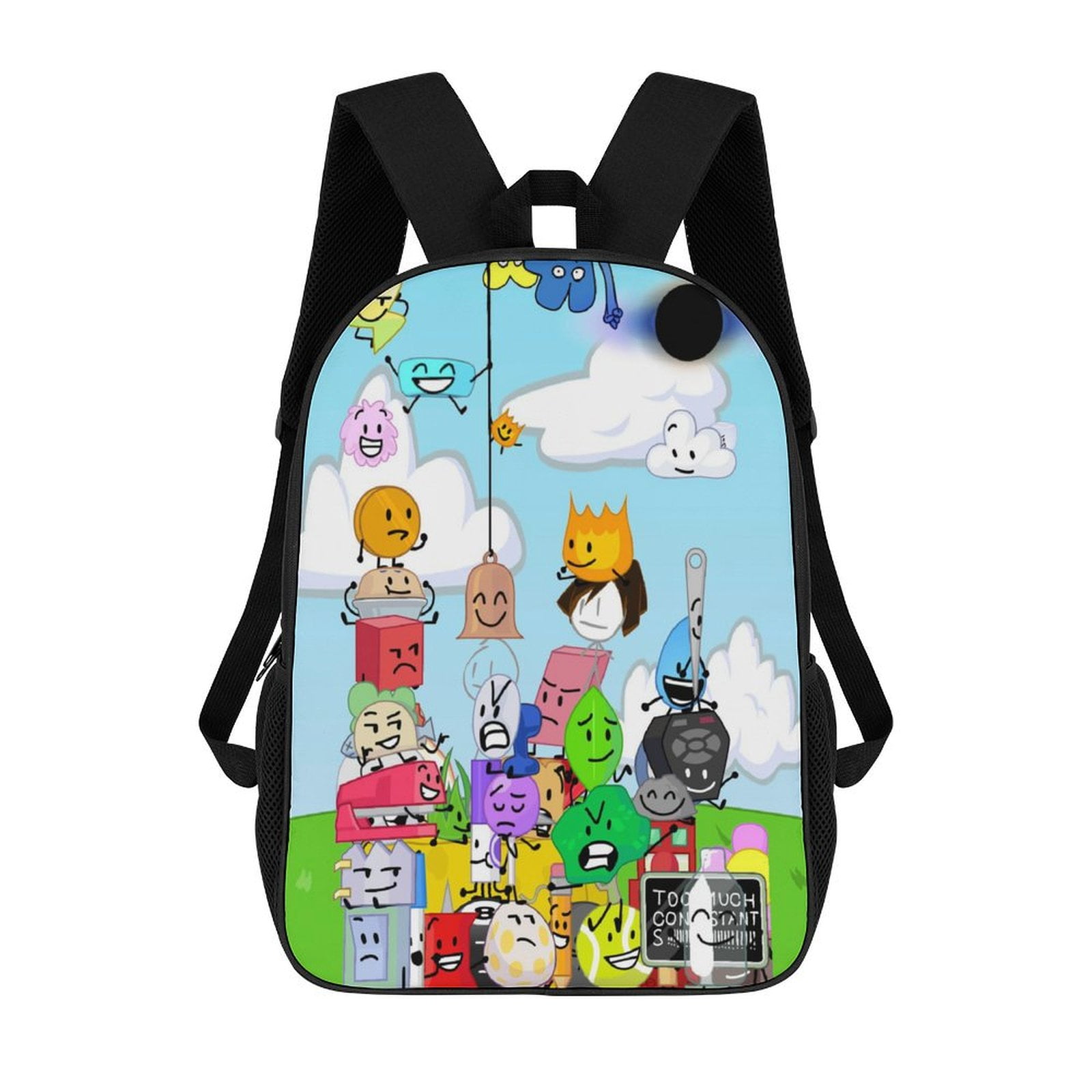 Battle For Dream Island Bfdi Backpack 3D Print Cartoon Anime Backpacks ...