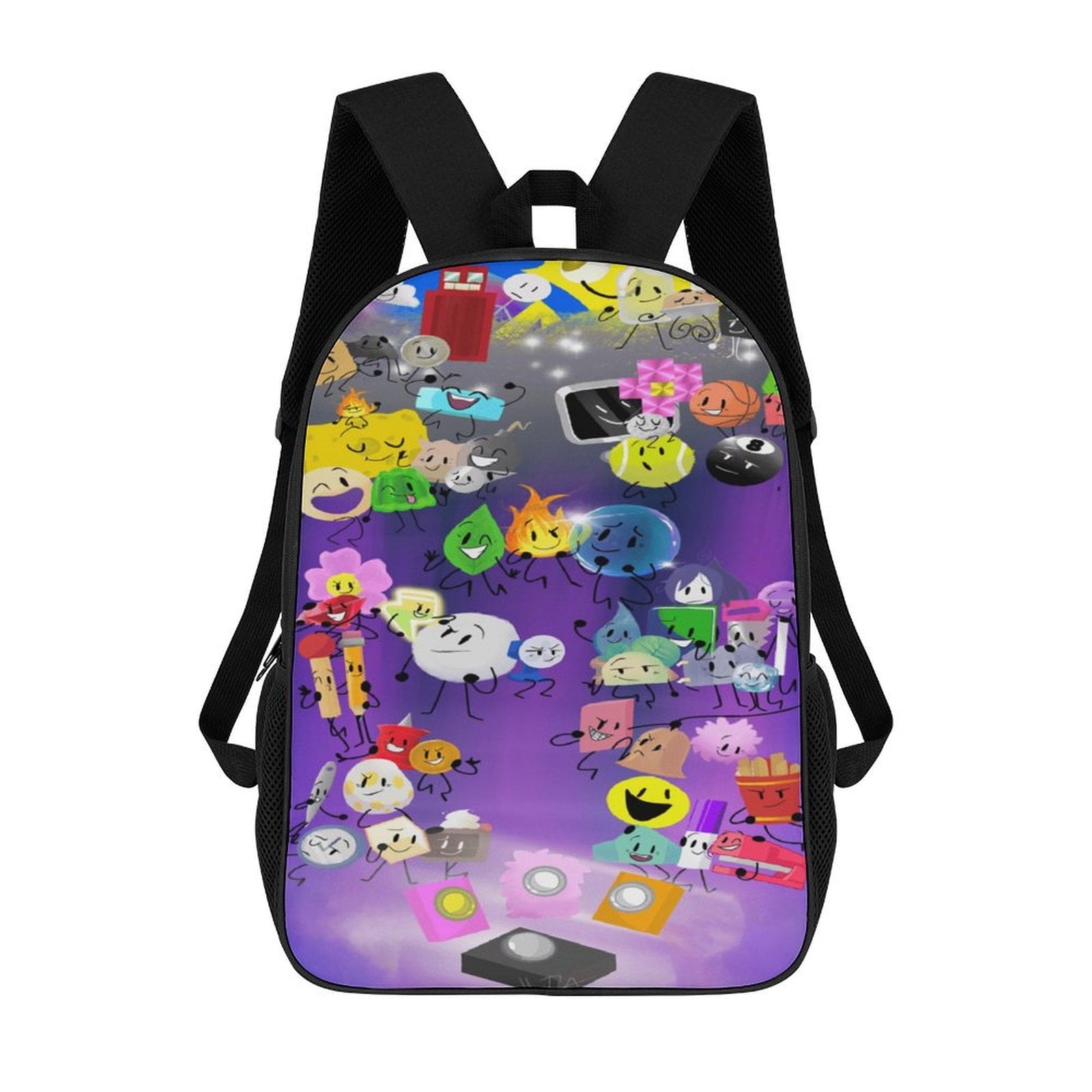 Battle For Dream Island Bfdi Backpack 3D Print Cartoon Anime Backpacks ...