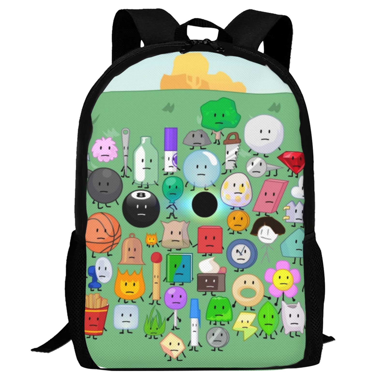 Battle For Dream Island Bfdi Backpack,3d Print Laptop Backpack ...