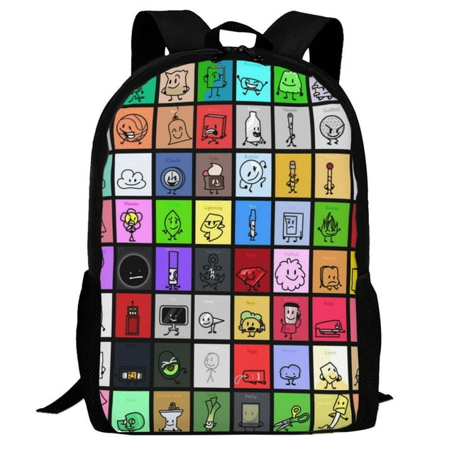 Battle For Dream Island Bfdi Backpack,3d Print Laptop Backpack ...