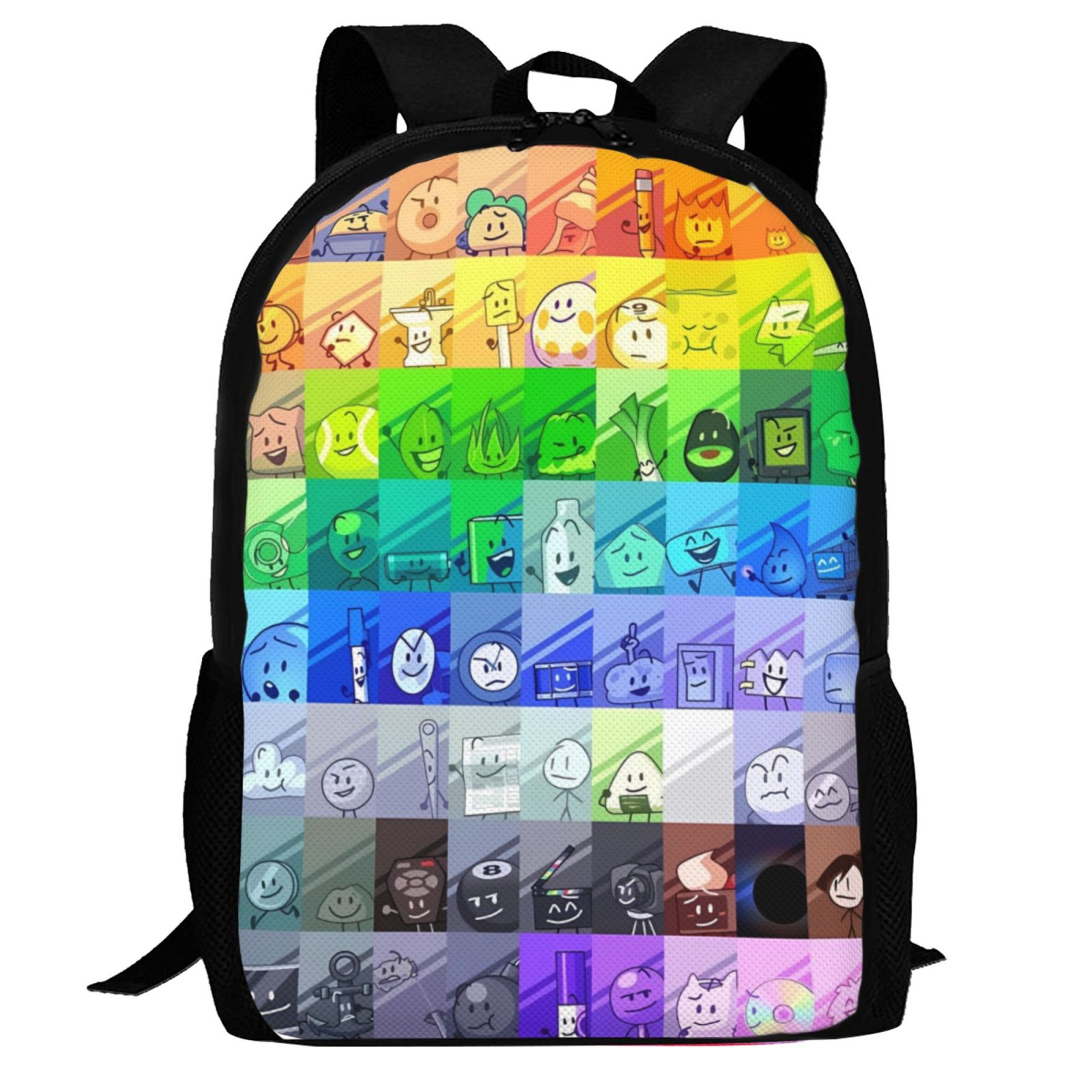 Battle For Dream Island Bfdi Backpack,3d Print Laptop Backpack ...