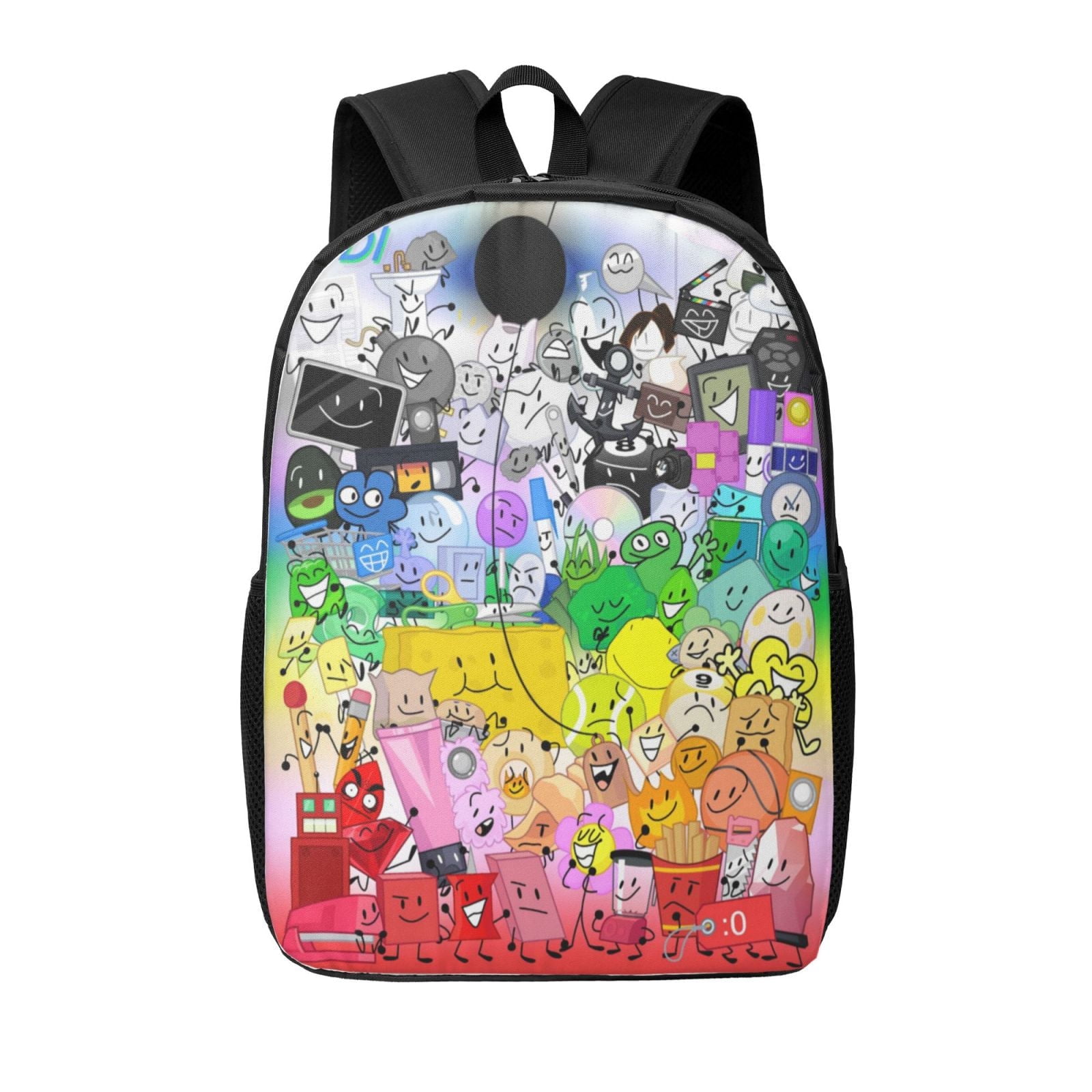 Battle For Dream Island Bfdi Backpack Cartoon Print Backpack 17 Inch ...