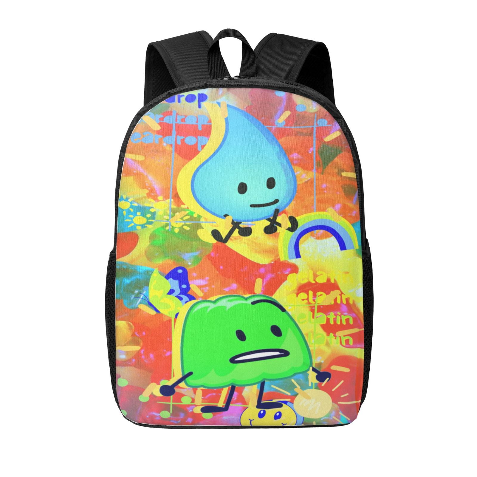 Battle For Dream Island Bfdi Backpack Cartoon Print Backpack 17 Inch ...