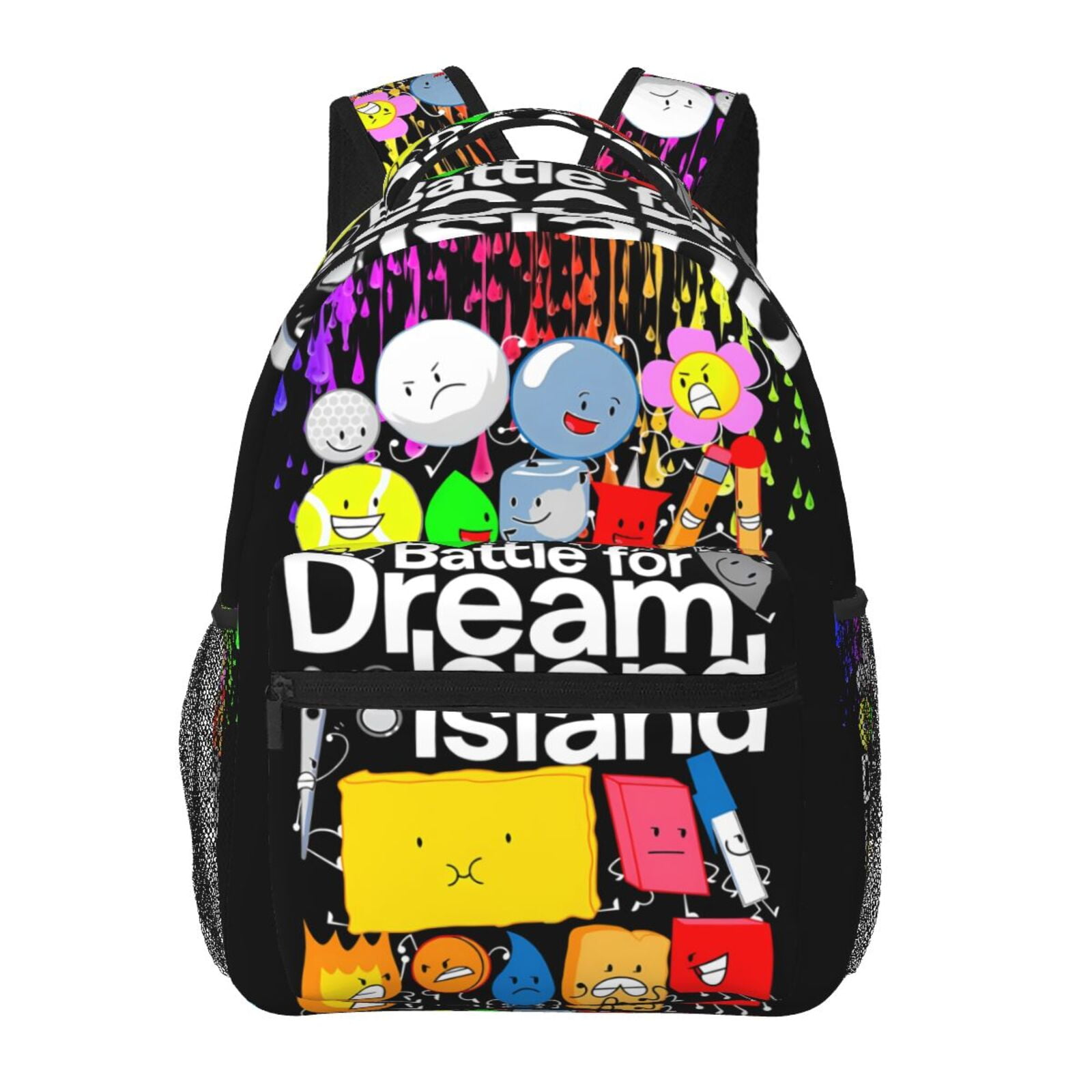 Battle For Dream Island Bfdi Backpack College Bag Lightweight Bookbag ...