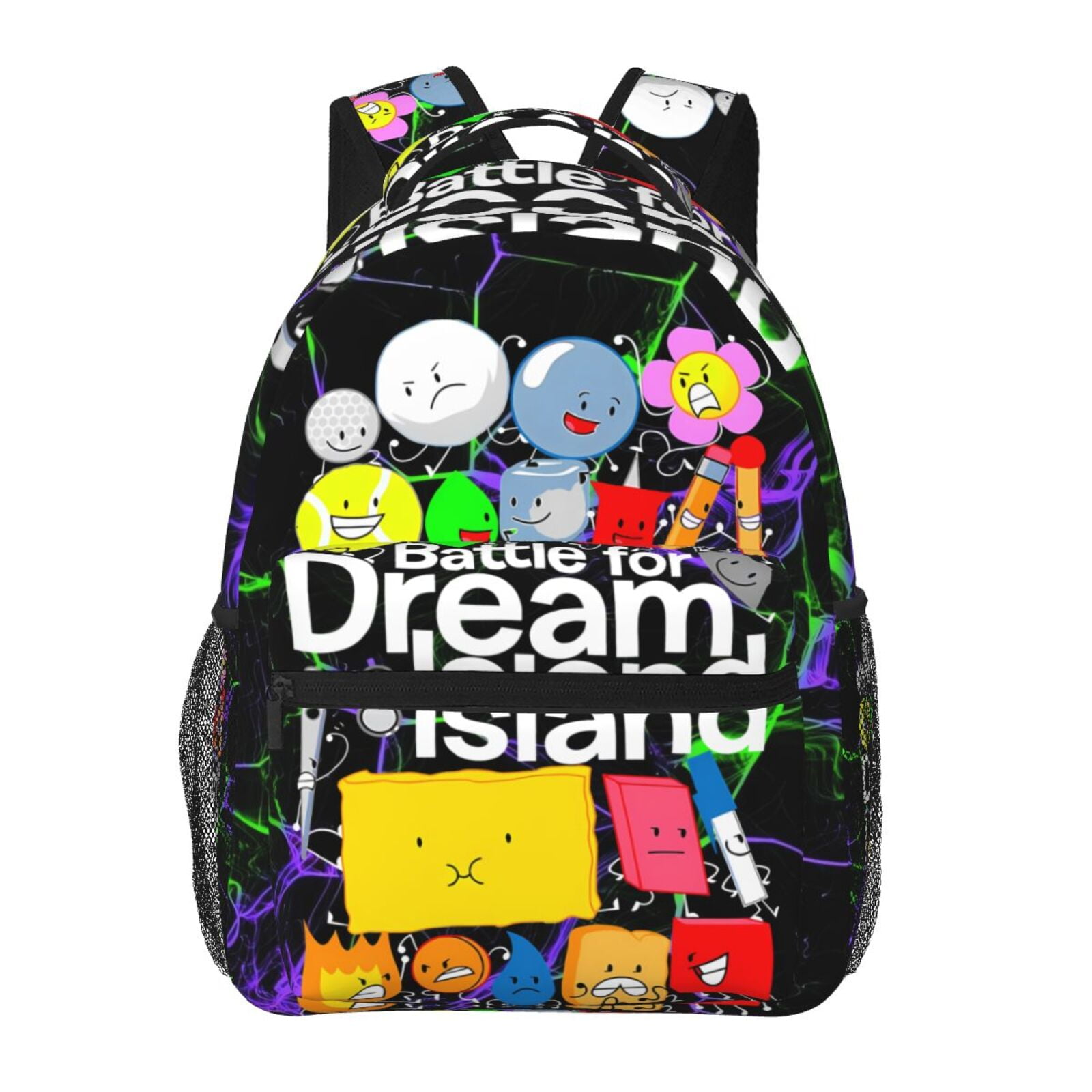 Battle For Dream Island Bfdi Backpack College Bag Lightweight Bookbag ...