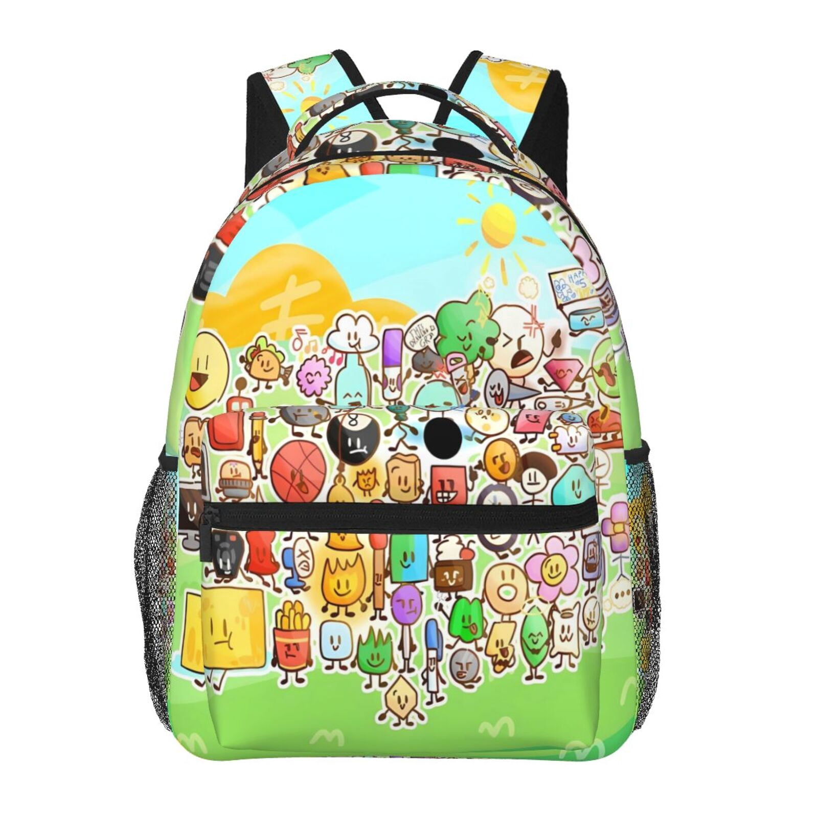 Battle For Dream Island Bfdi Backpack College Bag Lightweight Bookbag ...