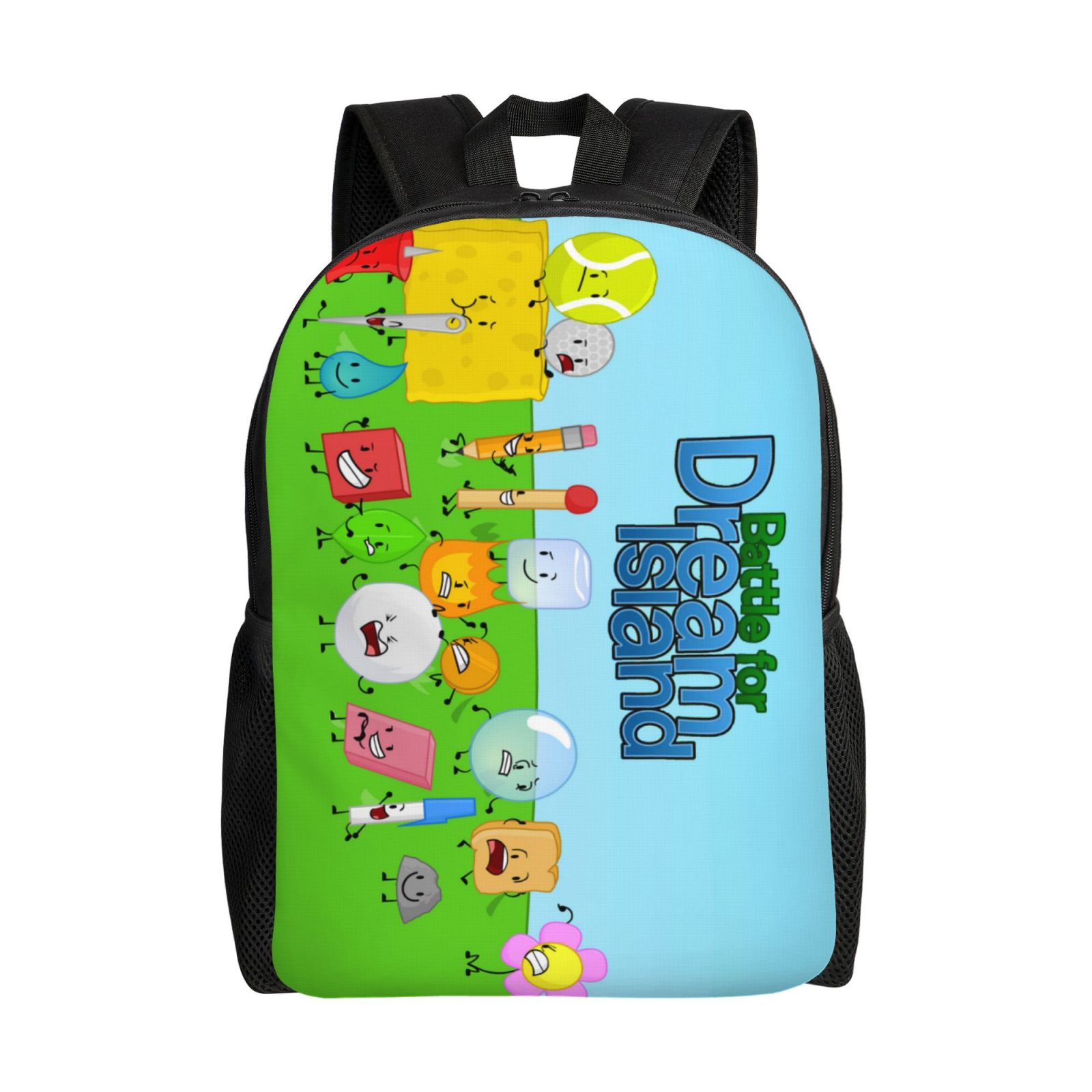 Battle For Dream Island Bfdi Backpack Travel Bags Bookbag Hiking ...