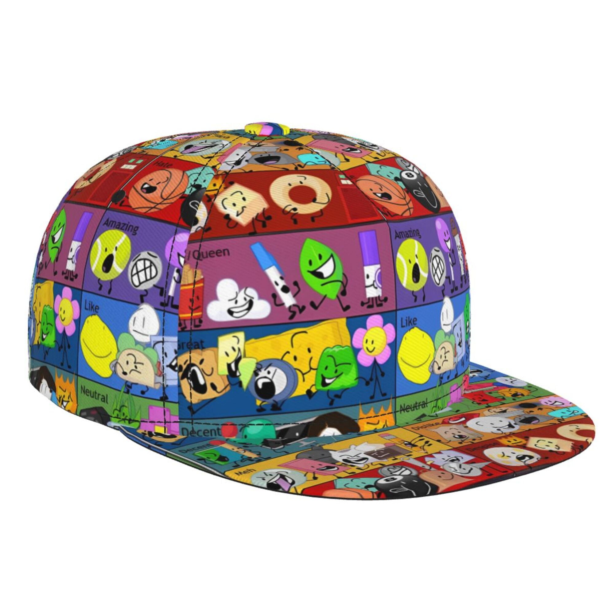 Battle For Dream Island Bfdi Baseball Cap For Men, Women & Kids ...