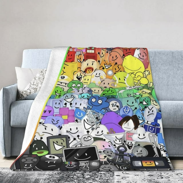 Battle For Dream Island Bfdi Blanket Soft Warm Flannel Air Conditioning ...