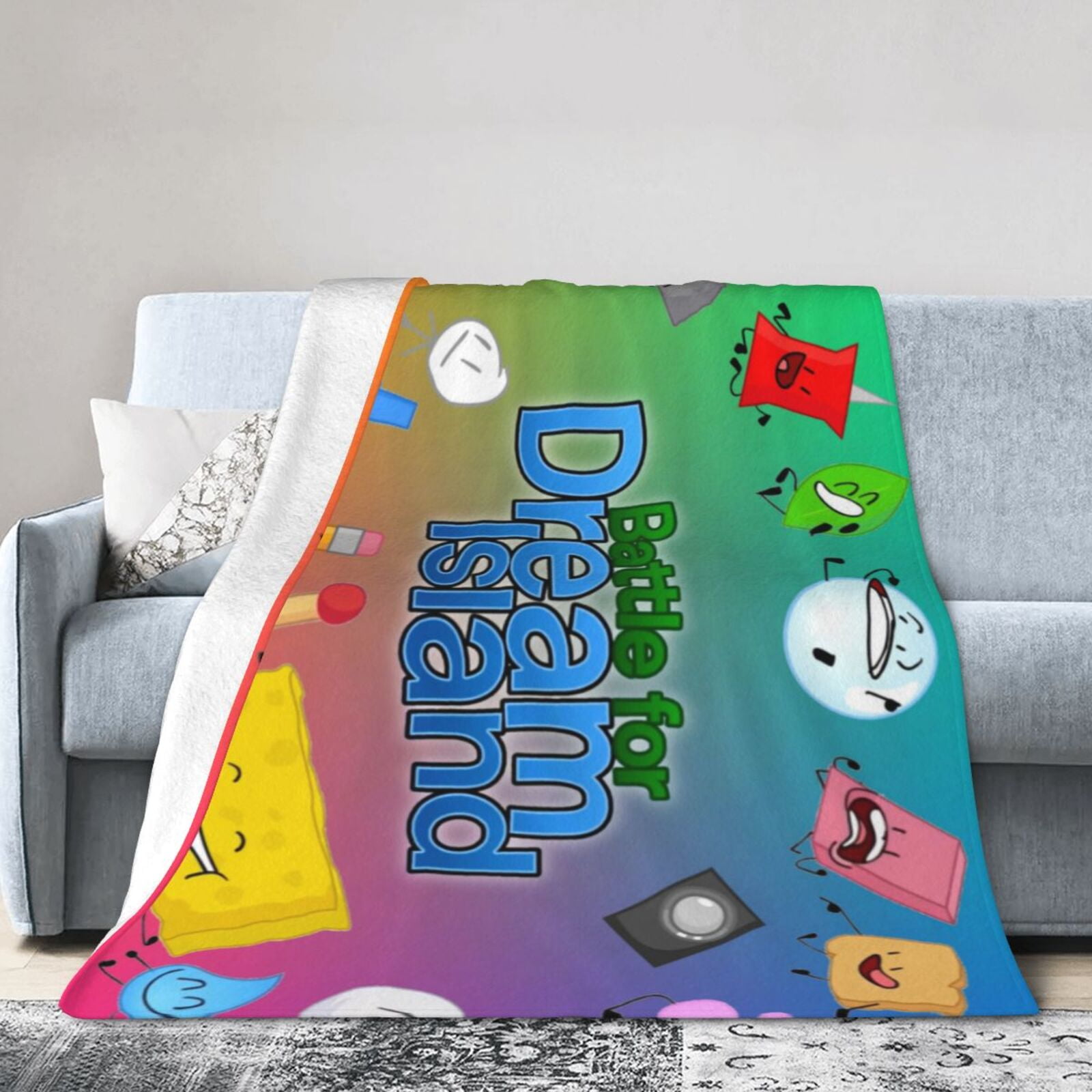 Battle For Dream Island Bfdi Blanket Soft Warm Flannel Air Conditioning ...
