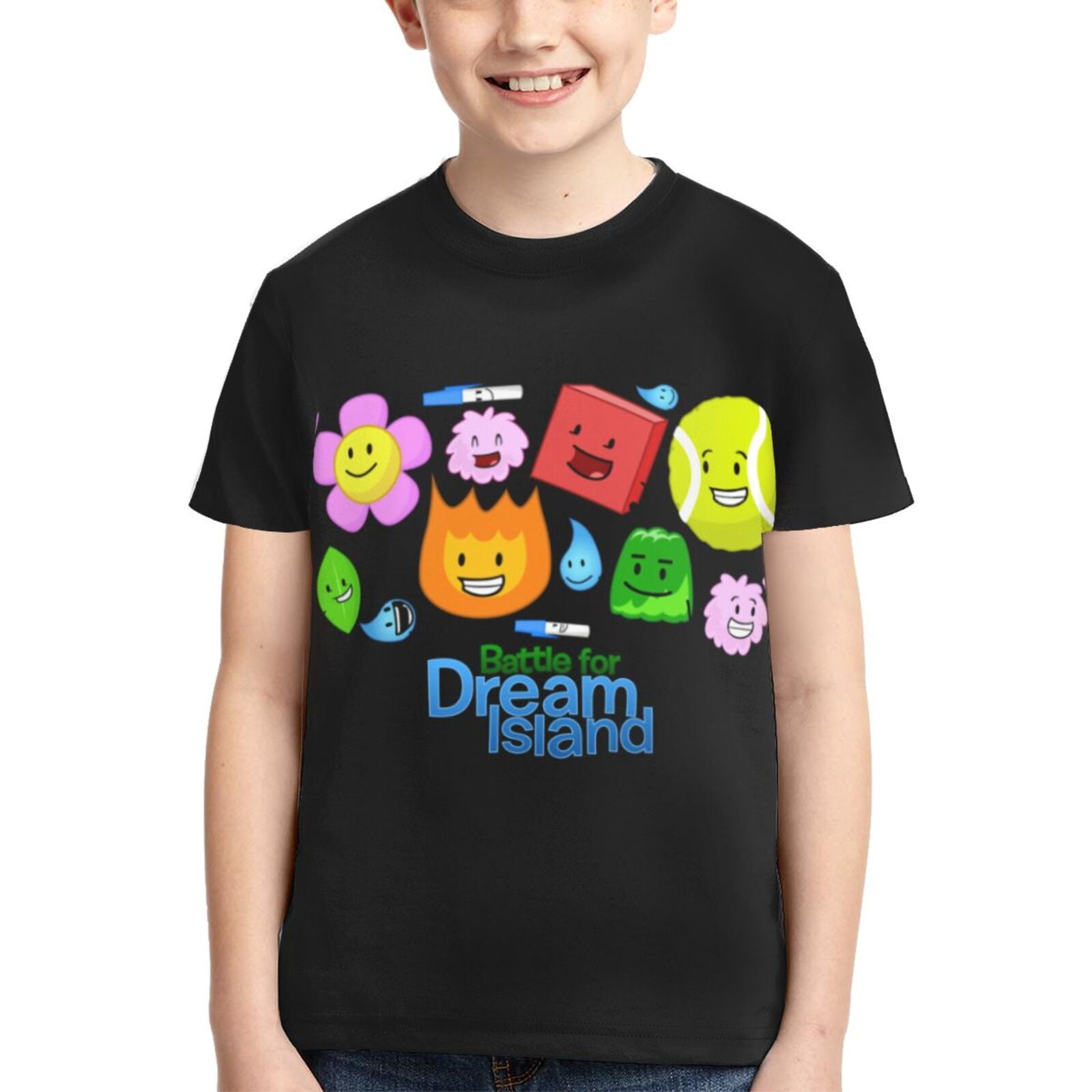 Battle For Dream Island Bfdi Boys Girls T Shirt Kids Short Sleeve ...