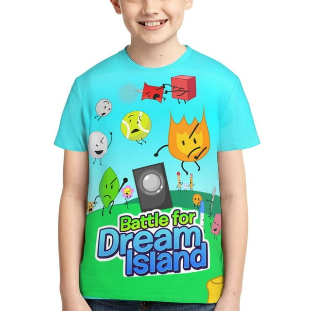 Battle For Dream Island Bfdi Boys Girls T Shirt Kids Short Sleeve ...