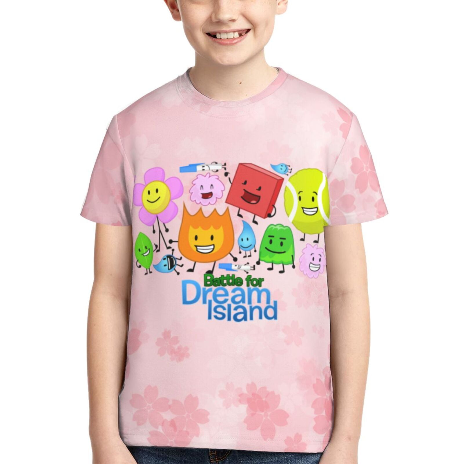 Battle For Dream Island Bfdi Boys Girls T Shirt Kids Short Sleeve ...