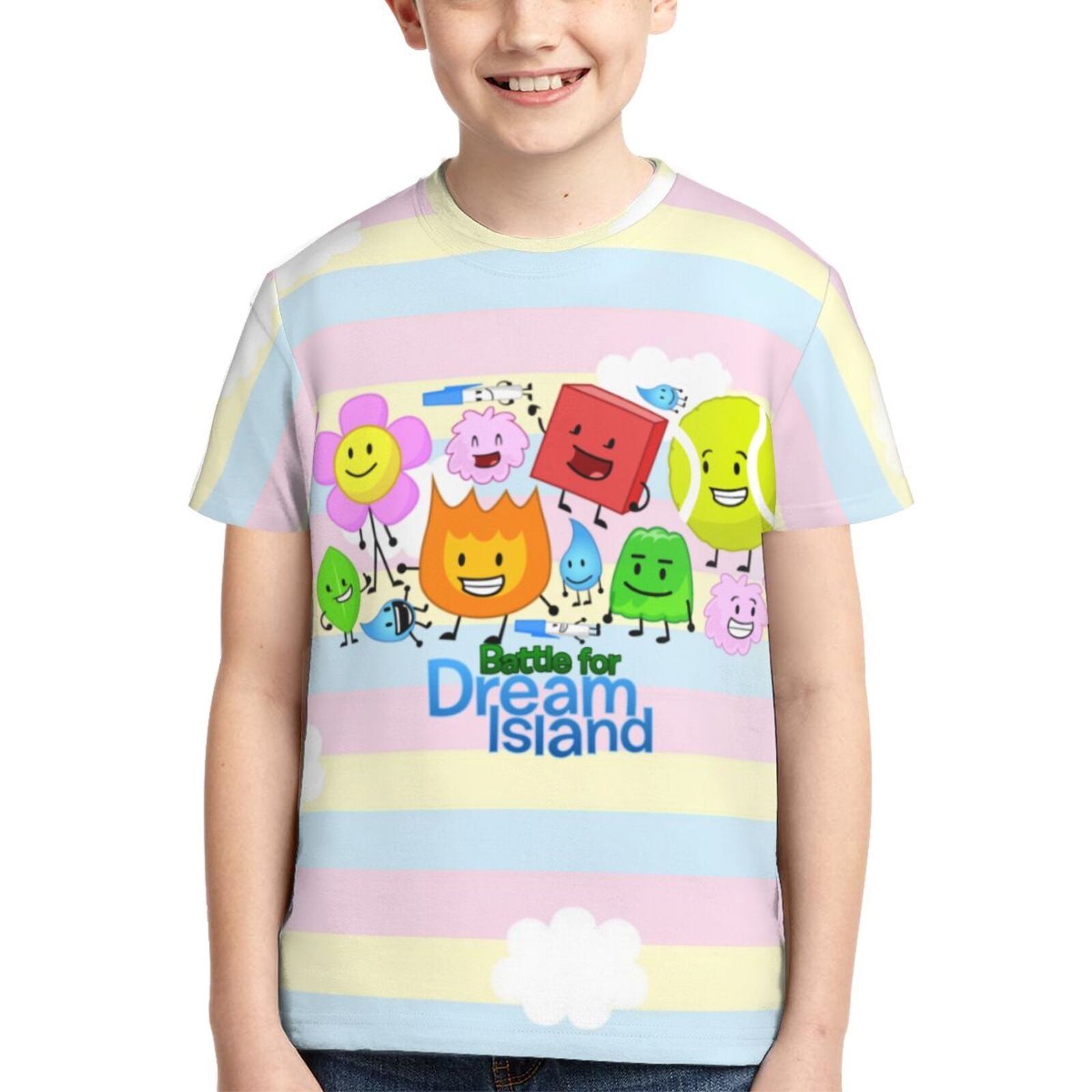 Battle For Dream Island Bfdi Boys Girls T Shirt Kids Short Sleeve ...