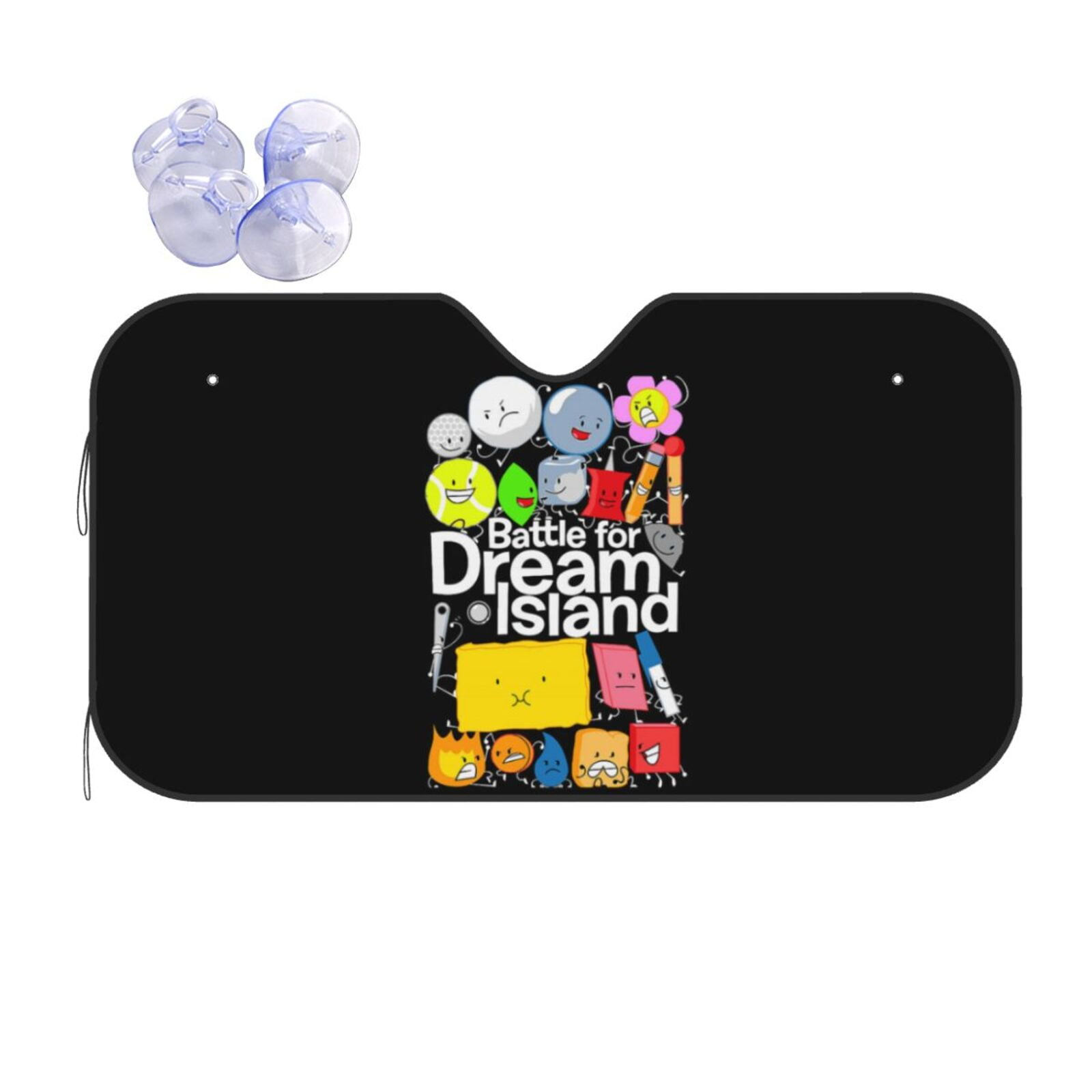 Battle For Dream Island Bfdi Car Windshield Sun Shade Auto Front Window ...
