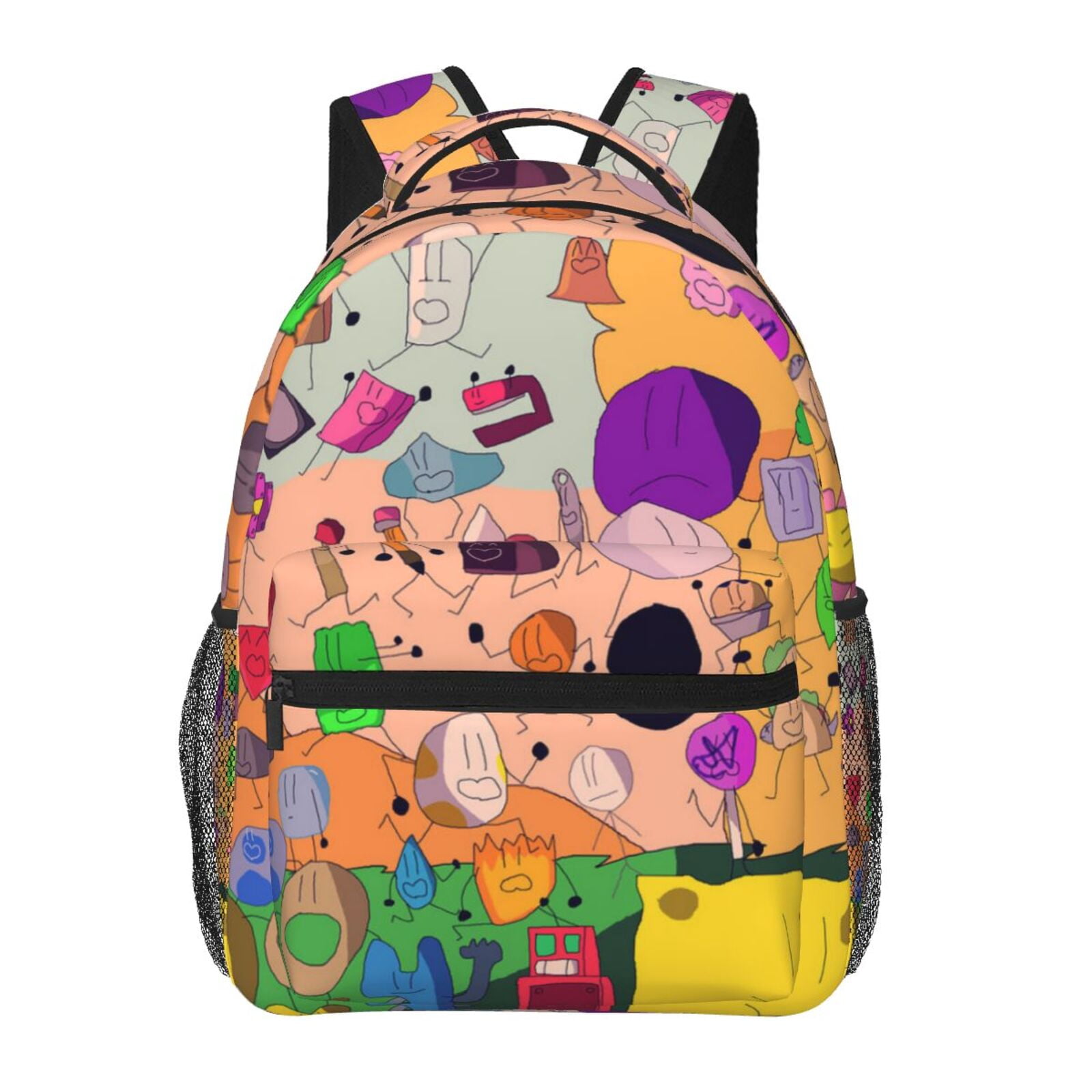 Battle For Dream Island Bfdi Casual Daypack Lightweight Backpack ...