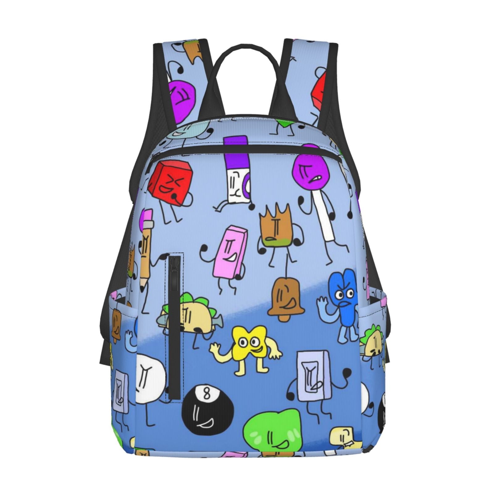 Battle For Dream Island Bfdi Casual Daypack Student Satchel Lightweight ...