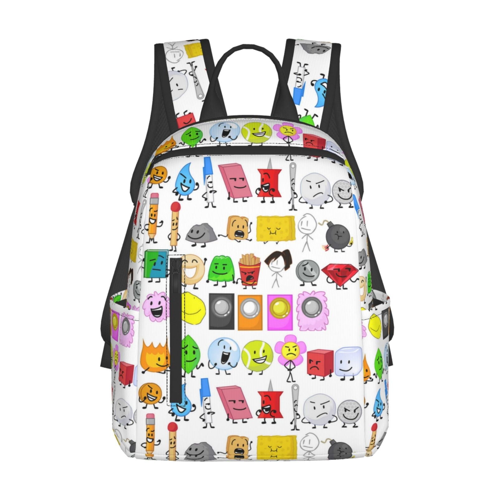 Battle For Dream Island Bfdi Casual Daypack Student Satchel Lightweight ...
