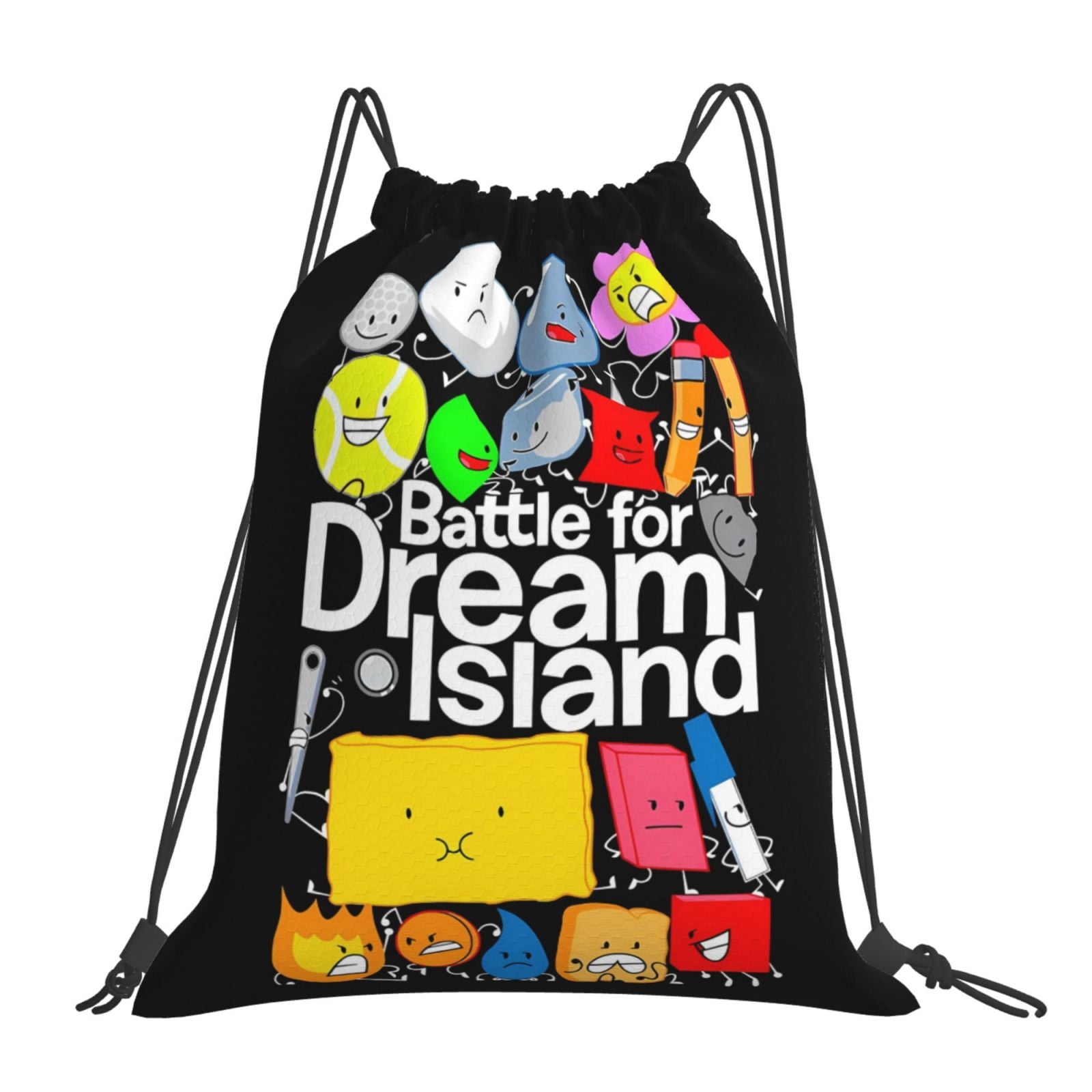 Battle For Dream Island Bfdi Drawstring Backpack Sport Gym Bag For Yoga ...