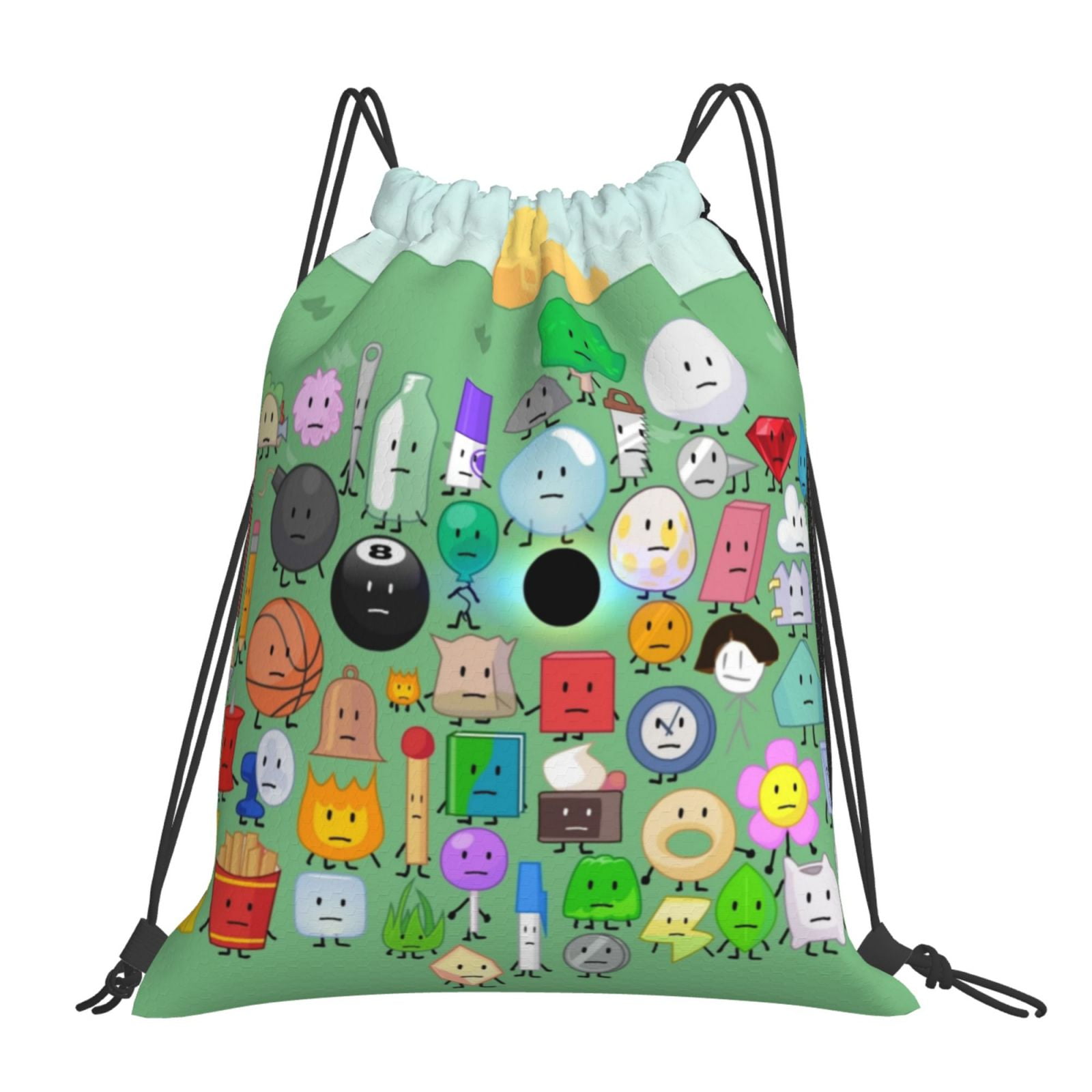 Battle For Dream Island Bfdi Drawstring Backpack Sport Gym Bag For Yoga ...