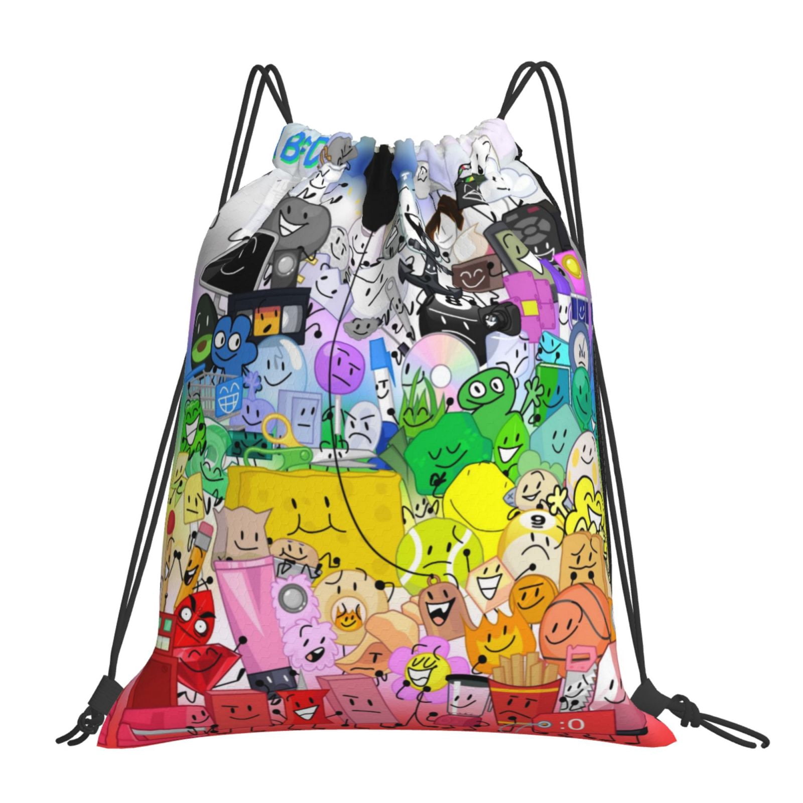 Battle For Dream Island Bfdi Drawstring Backpack Sport Gym Bag For Yoga ...