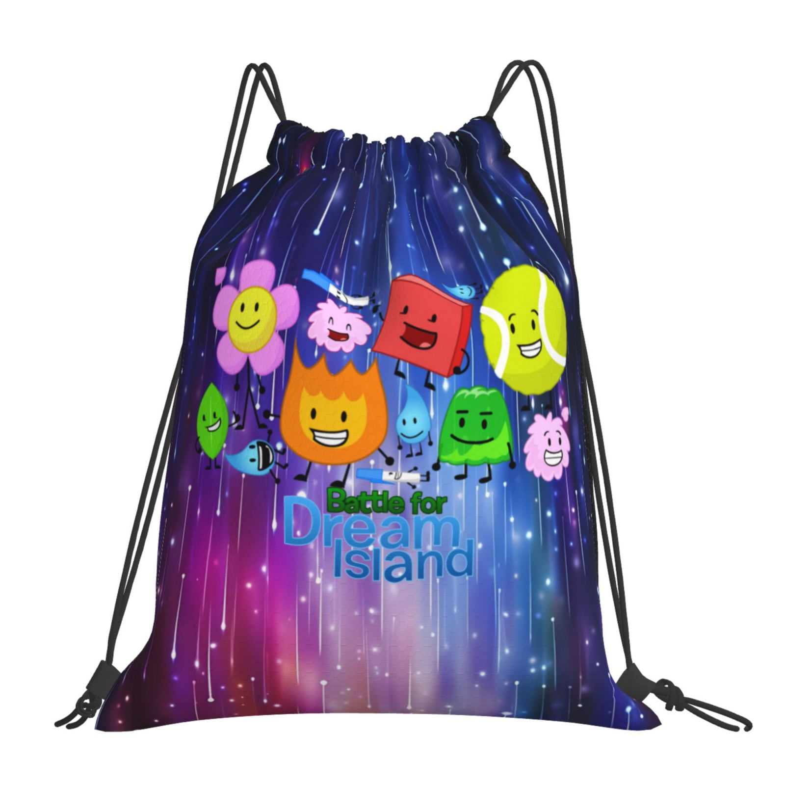 Battle For Dream Island Bfdi Drawstring Backpack Sport Gym Bag For Yoga ...