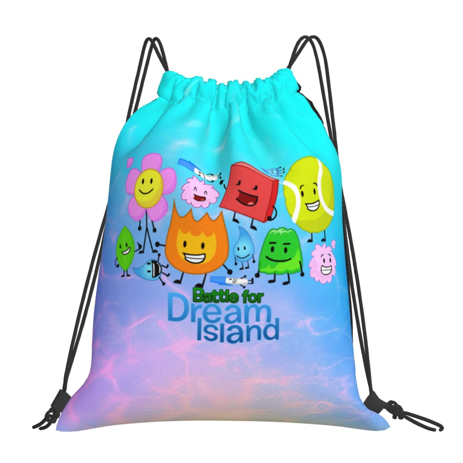 Battle For Dream Island Bfdi Drawstring Backpack Sport Gym Bag For Yoga ...