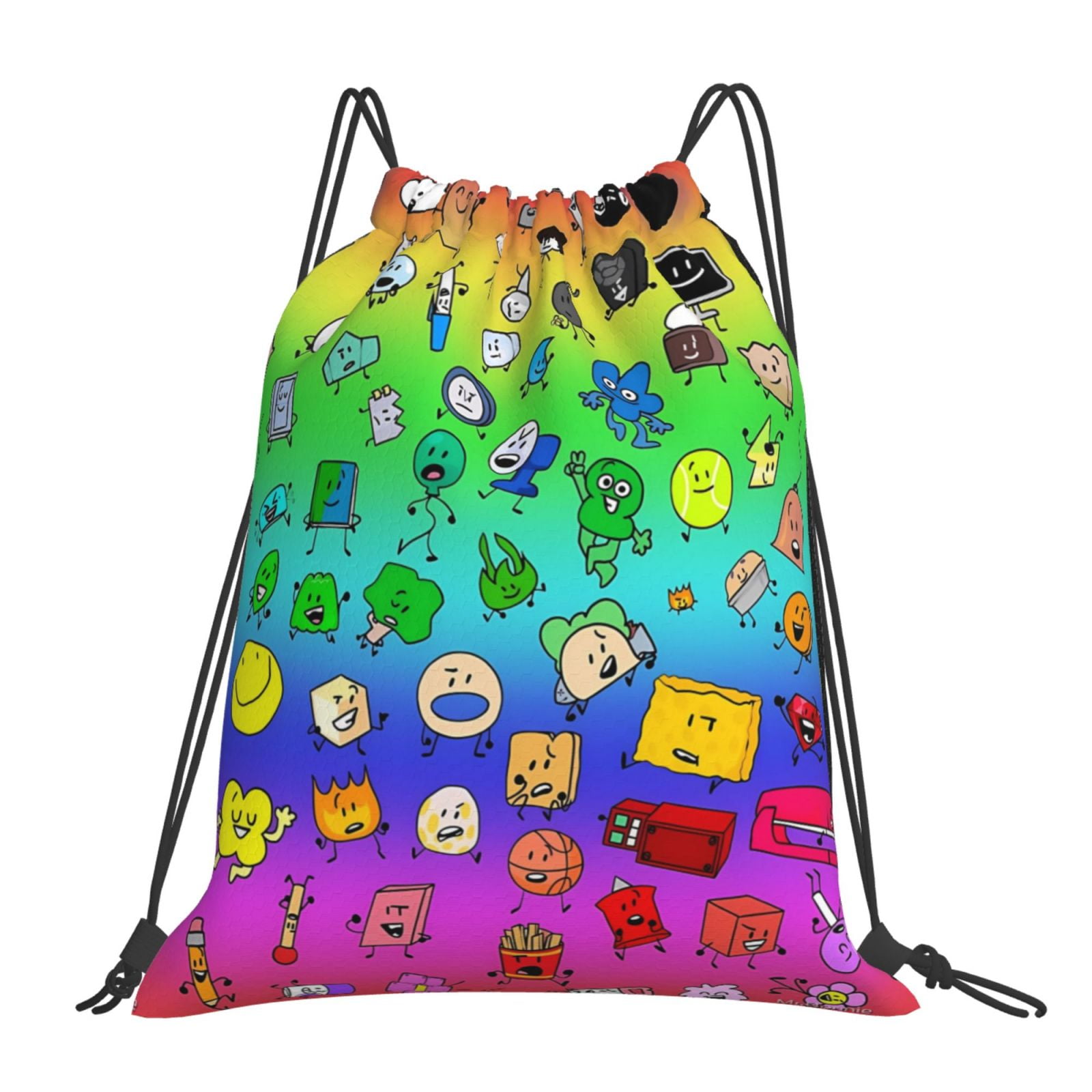 Battle For Dream Island Bfdi Drawstring Backpack Sport Gym Bag For Yoga ...